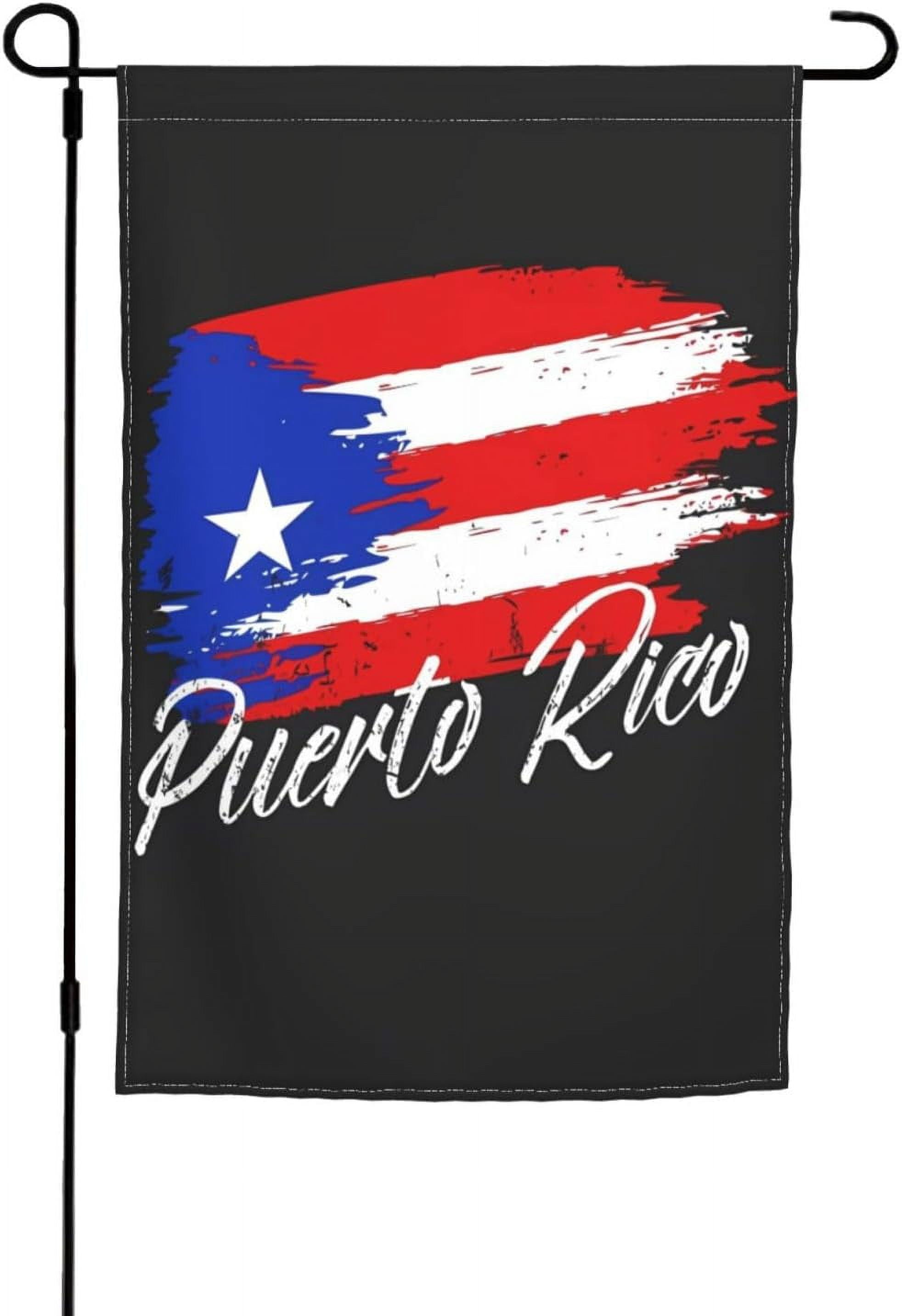 Puerto Rico Flag Rican Garden Flag Decorations for Home Outdoor, Yard ...