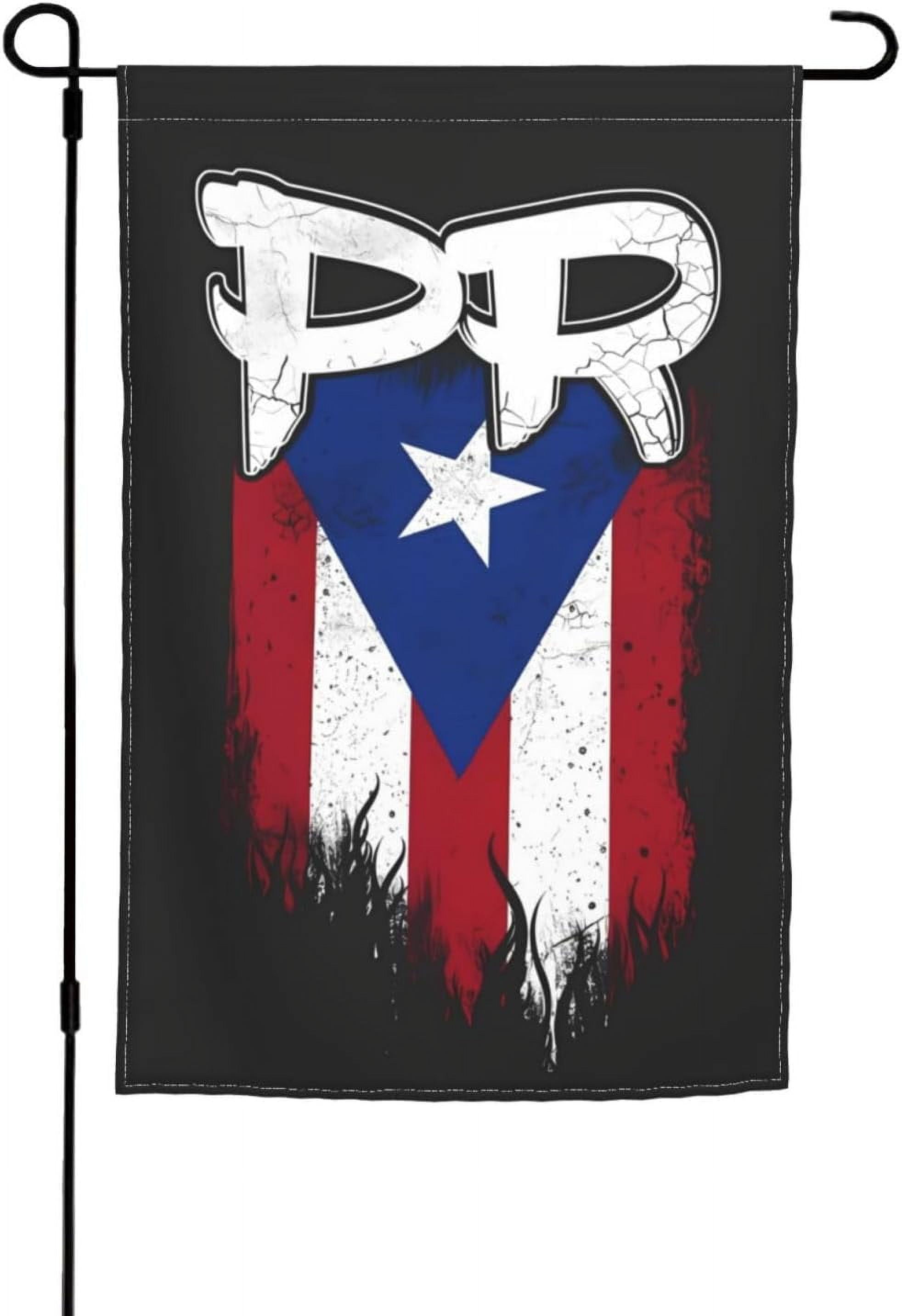 Puerto Rico Flag Rican Garden Flag Decorations for Home Outdoor, Yard ...