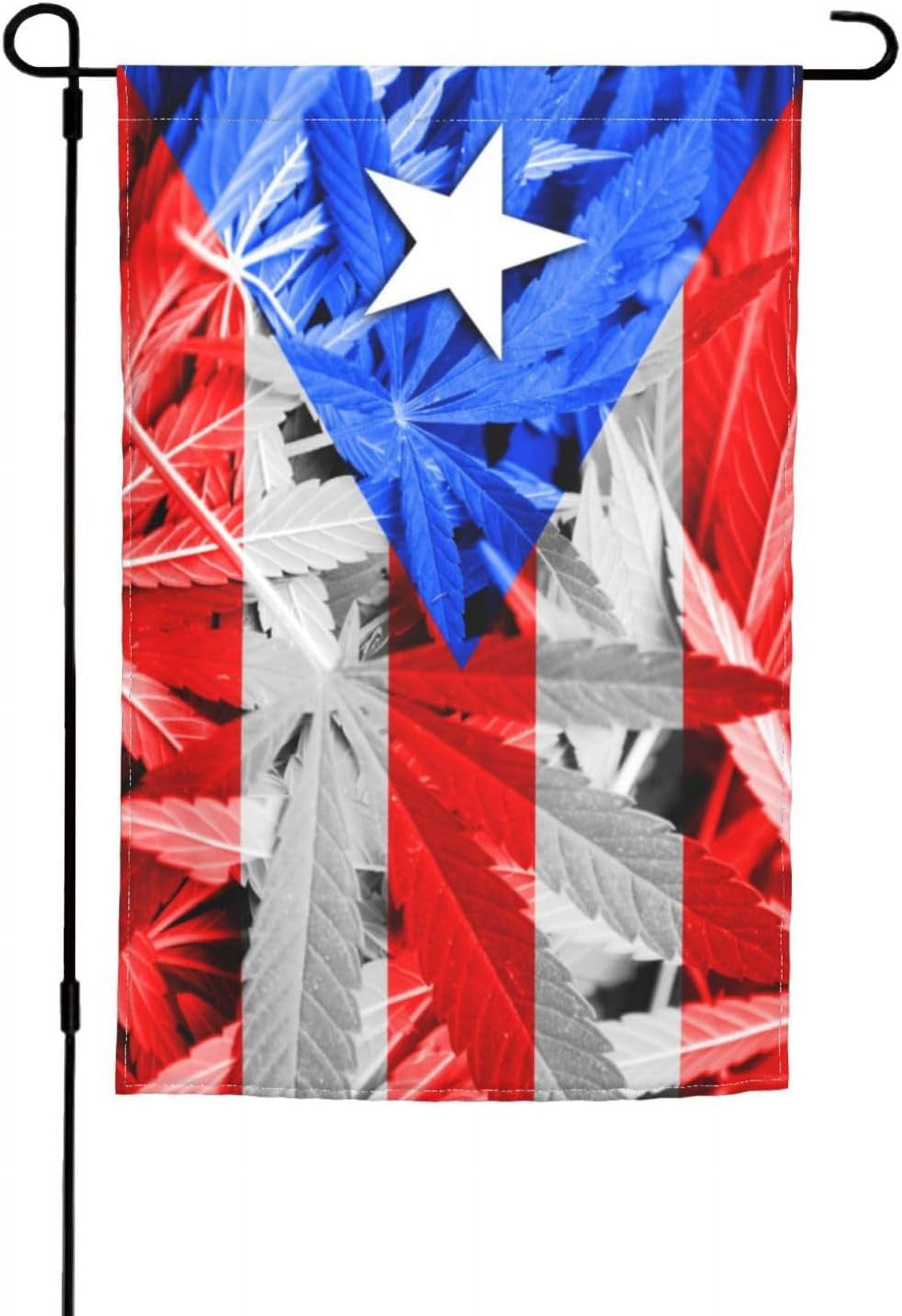 Puerto Rico Flag Rican Garden Flag Decorations for Home Outdoor, Yard ...