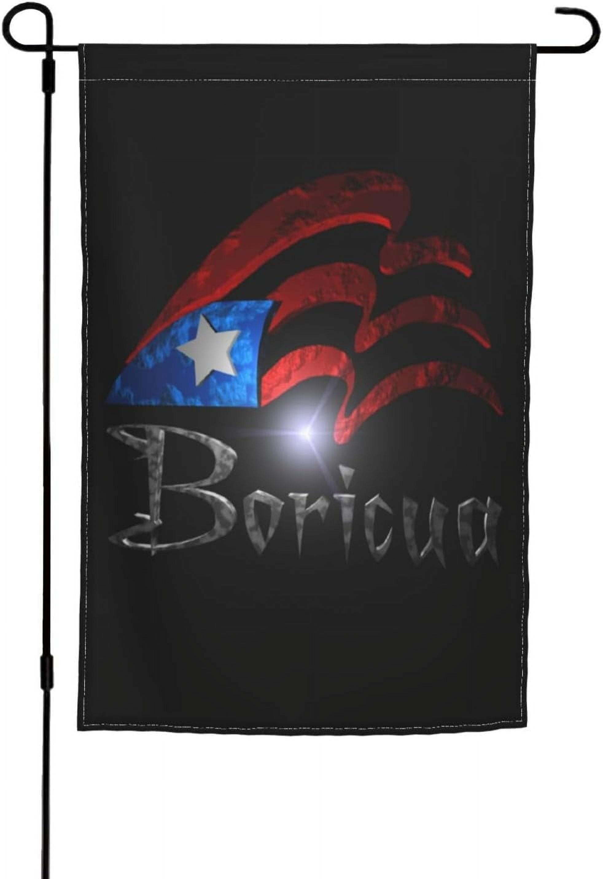 Puerto Rico Flag Rican Garden Flag Decorations for Home Outdoor, Yard ...