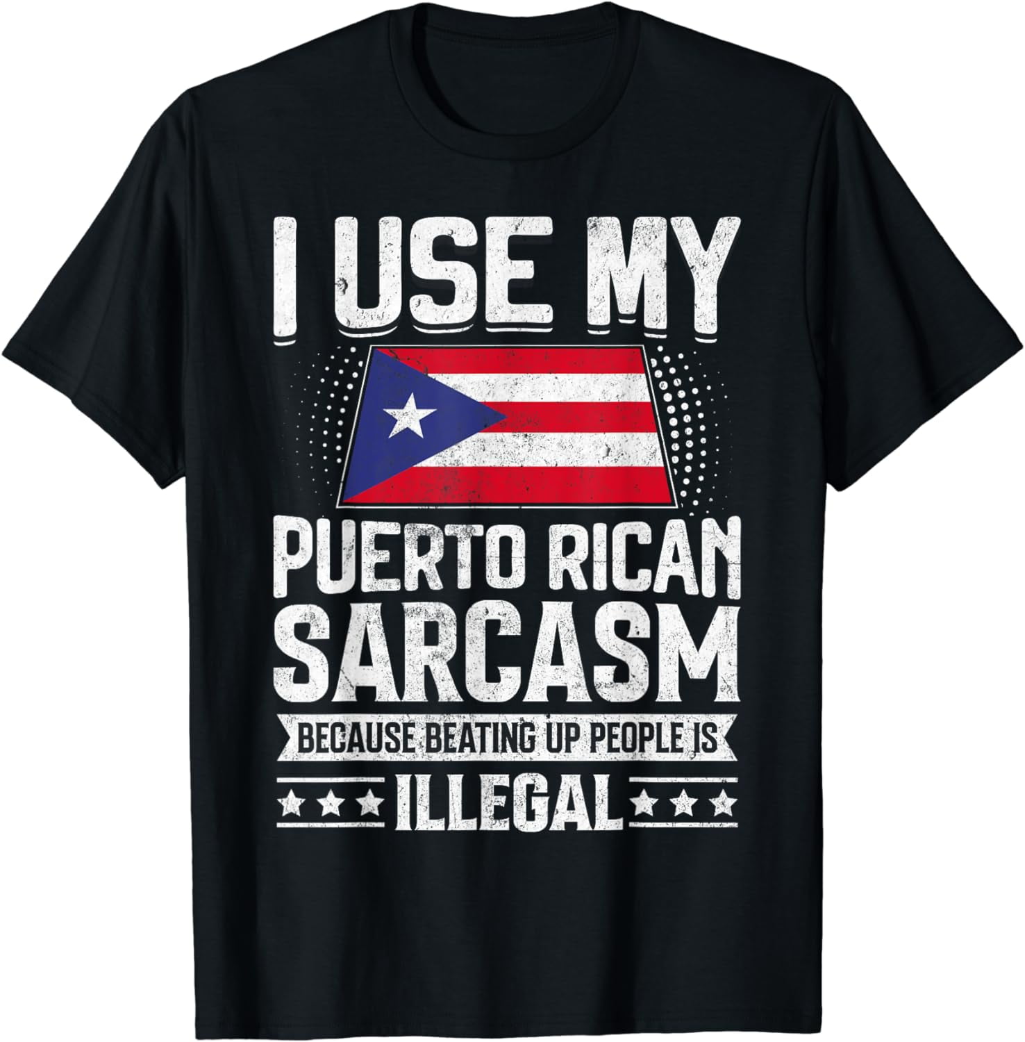 Puerto Rico Flag Souvenirs for Puerto Ricans Men & Women T-Shirt ...