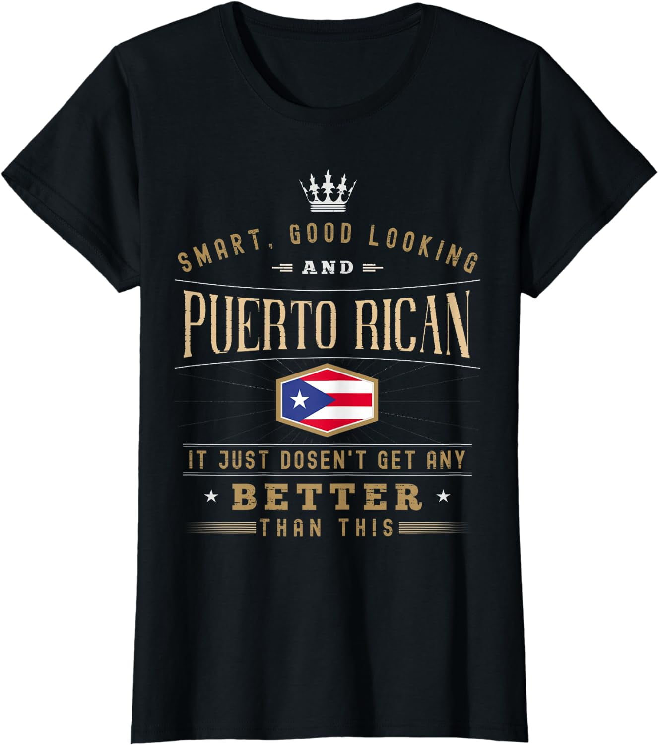 Puerto Rico Flag Souvenirs for Puerto Ricans Men & Women T-Shirt ...