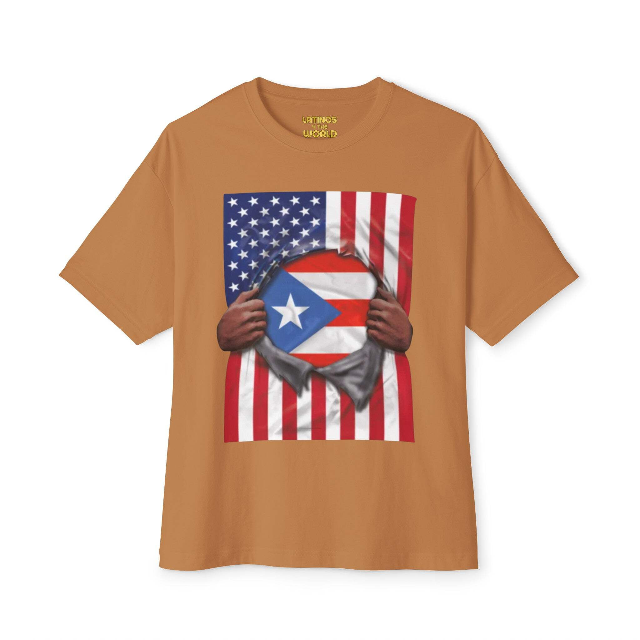 Puerto Rico Flag + USA Flag Pride T-shirt | Boricua Puerto Rican ...