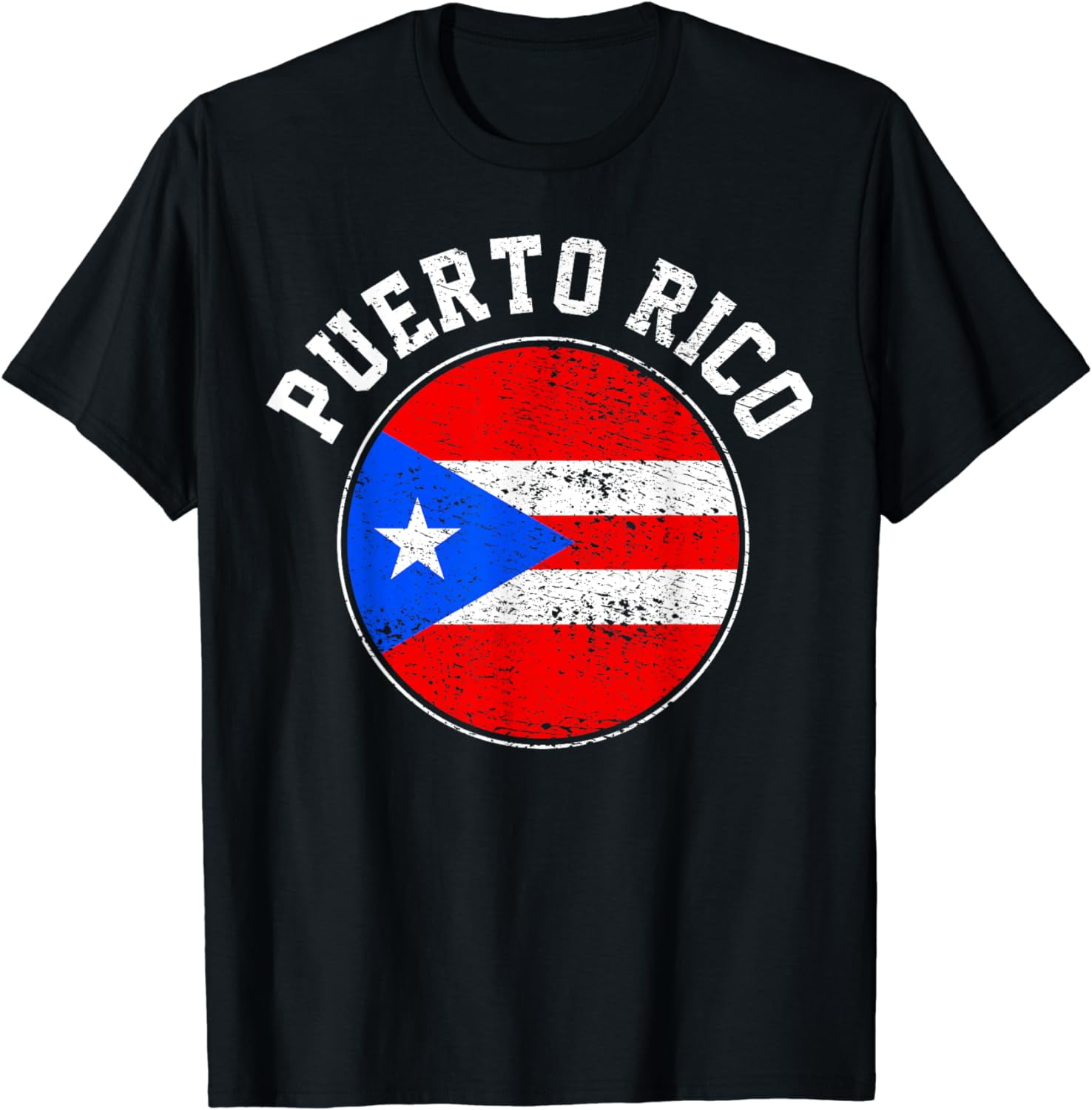 Puerto Rico Flag Vintage T-Shirt - Walmart.com