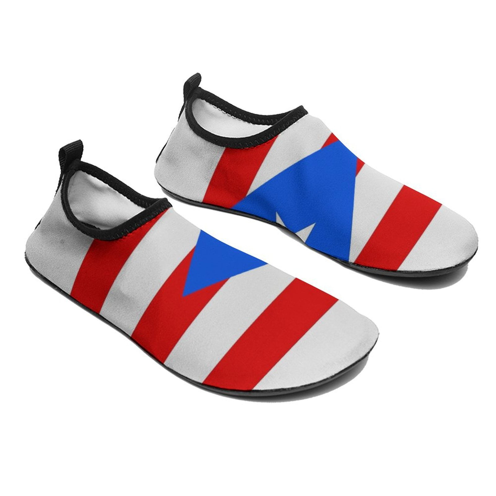 Puerto Rico Flag Water Shoes Beach Slip-on Shoes for Men Women Swim ...