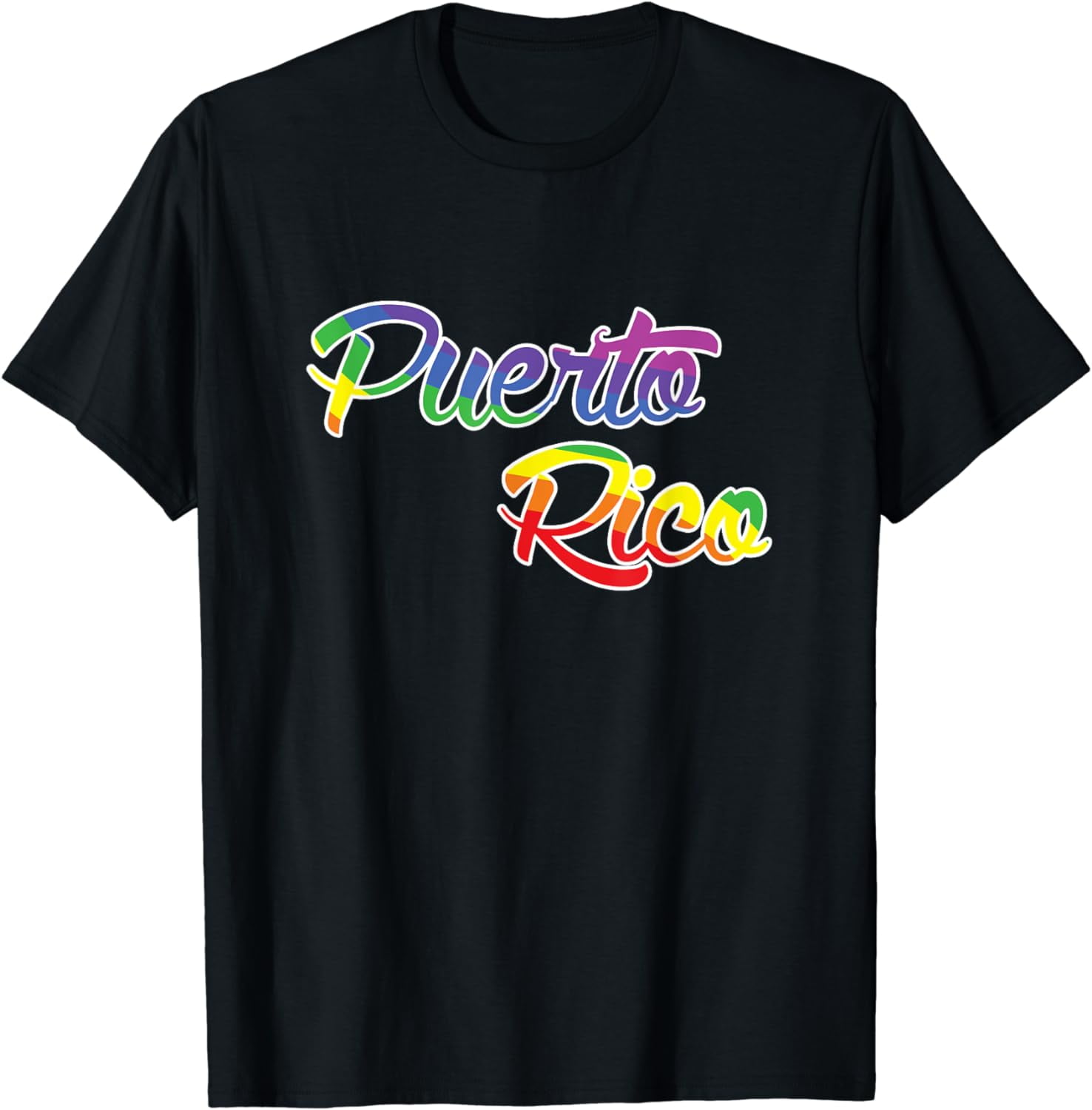 Puerto Rico Gay Parade Rainbow Flag 2023 T-Shirt - Walmart.com