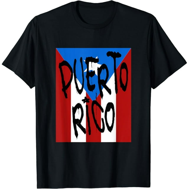 Puerto Rico Graffiti - Puerto Rican Flag T-Shirt - Walmart.com