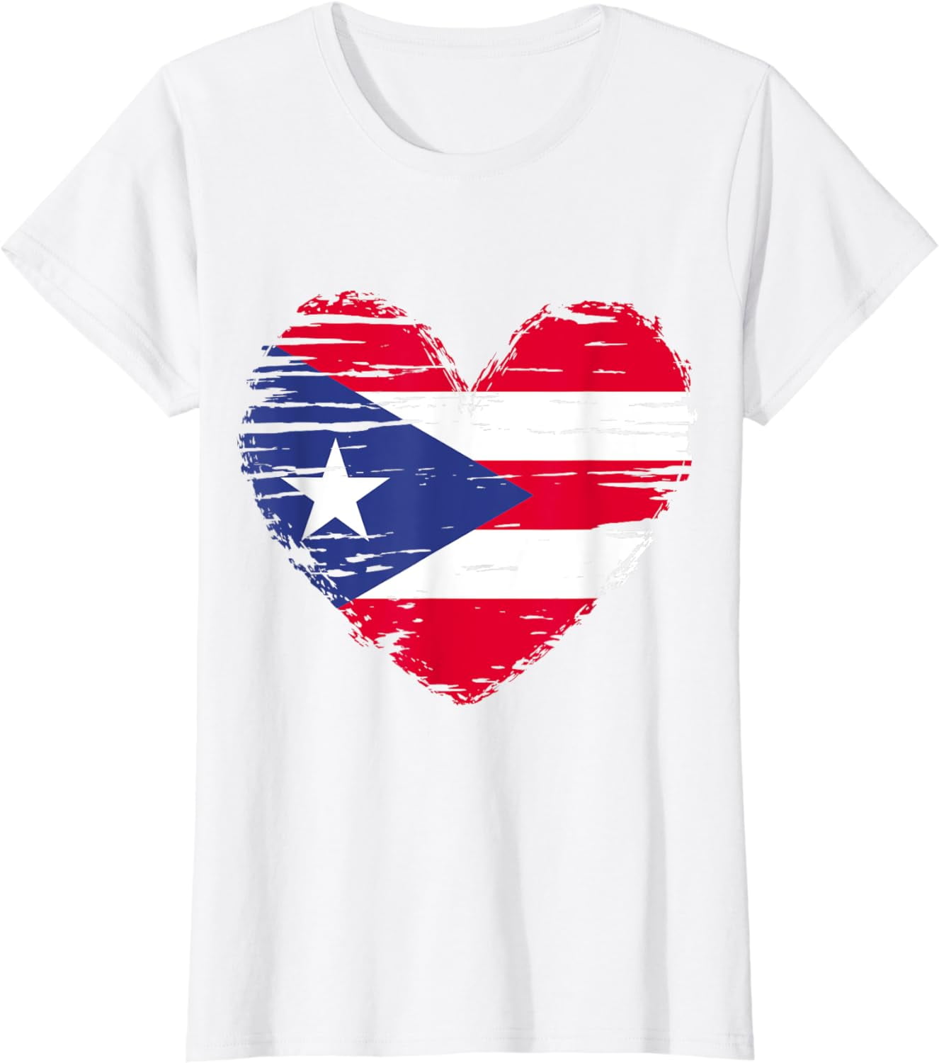 Puerto Rico Heart Puerto Rico Flag Puerto Rico Pride T-Shirt - Walmart.com