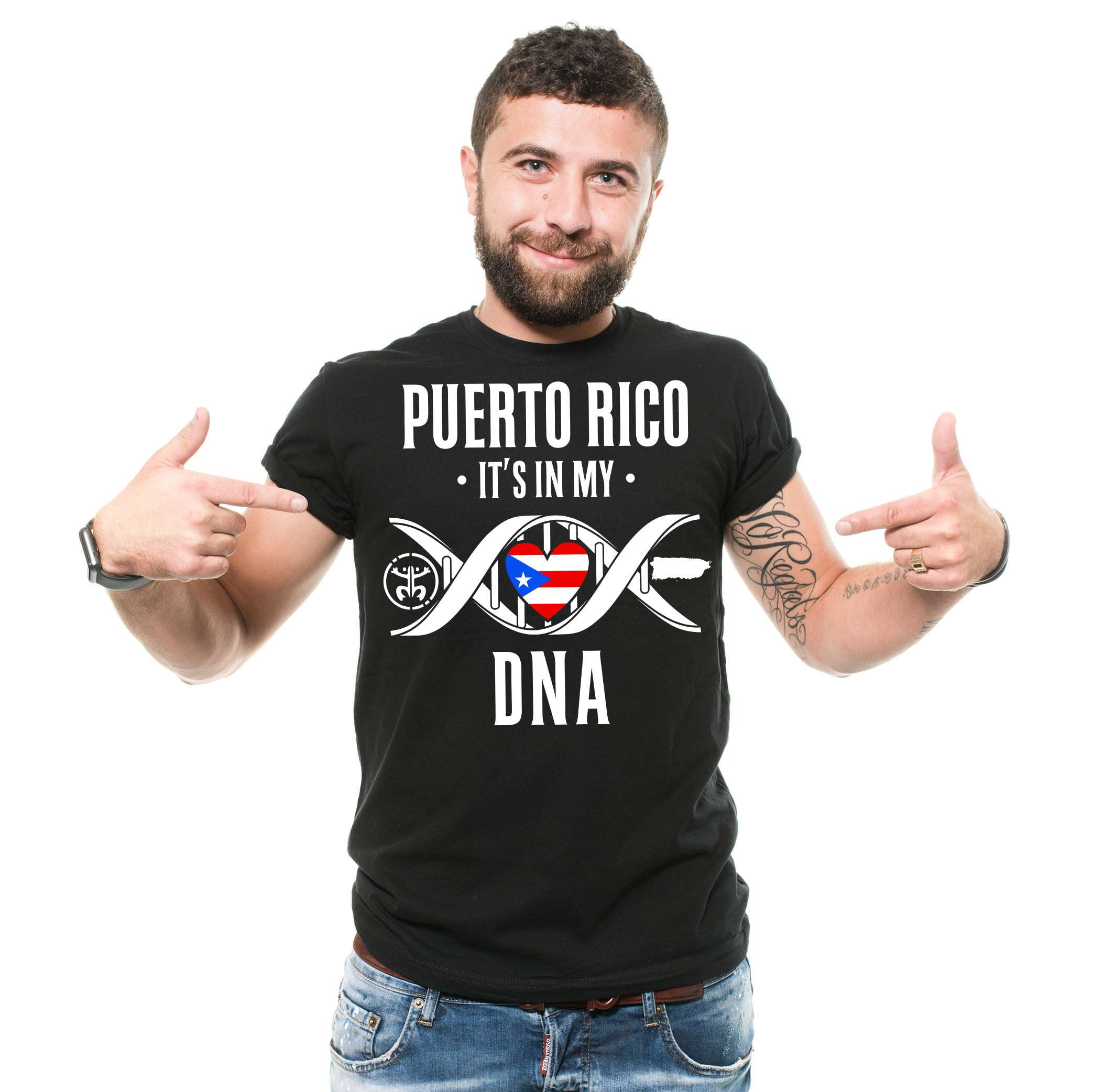 Puerto Rico It Is in My DNA Shirt Puerto Rico National Flag Shirt USA ...