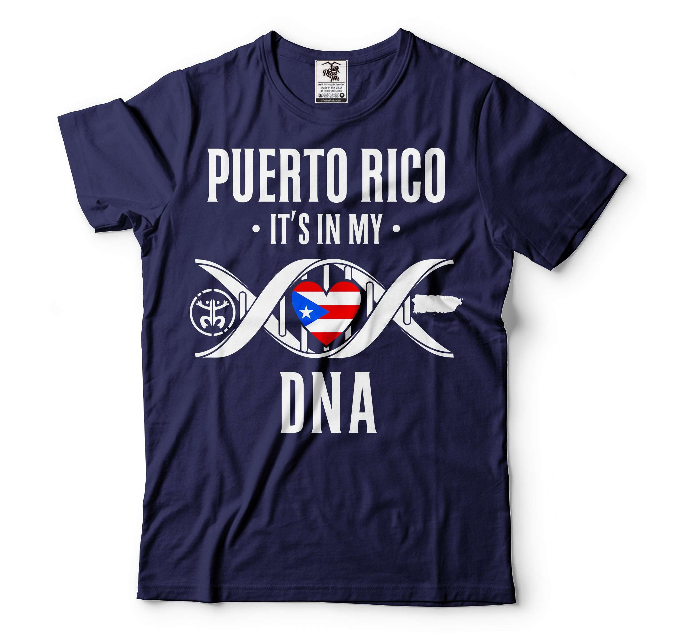 Puerto Rico It Is in My DNA Shirt Puerto Rico National Flag Shirt USA ...