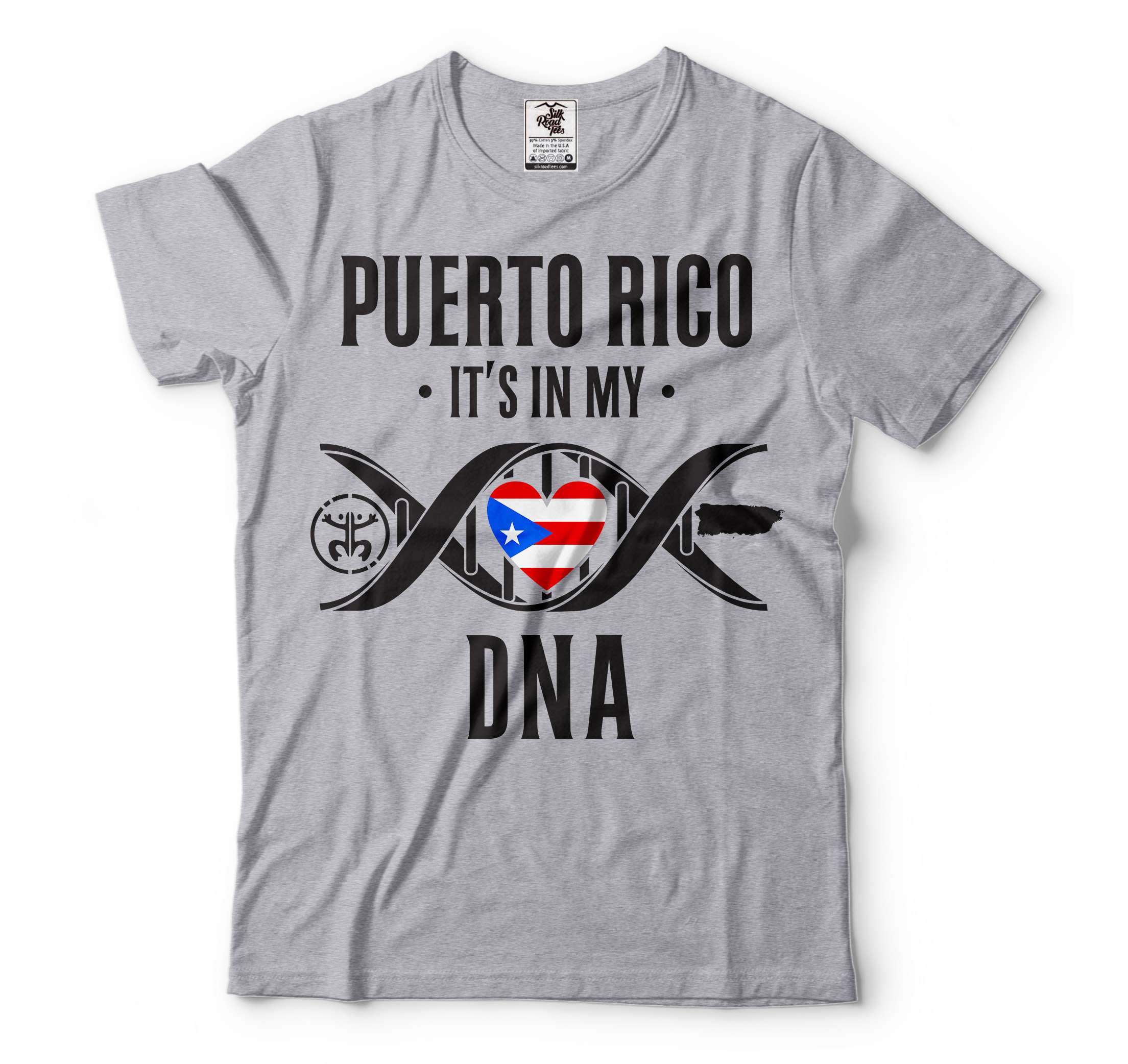 Puerto Rico It Is in My DNA Shirt Puerto Rico National Flag Shirt USA ...