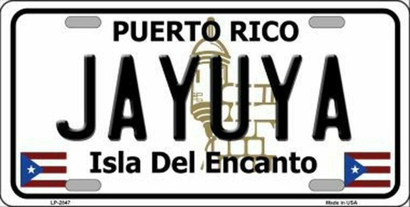 Puerto Rico - Jayuya License Plate / Sign / Plaque - Aluminum ( 12 inch ...