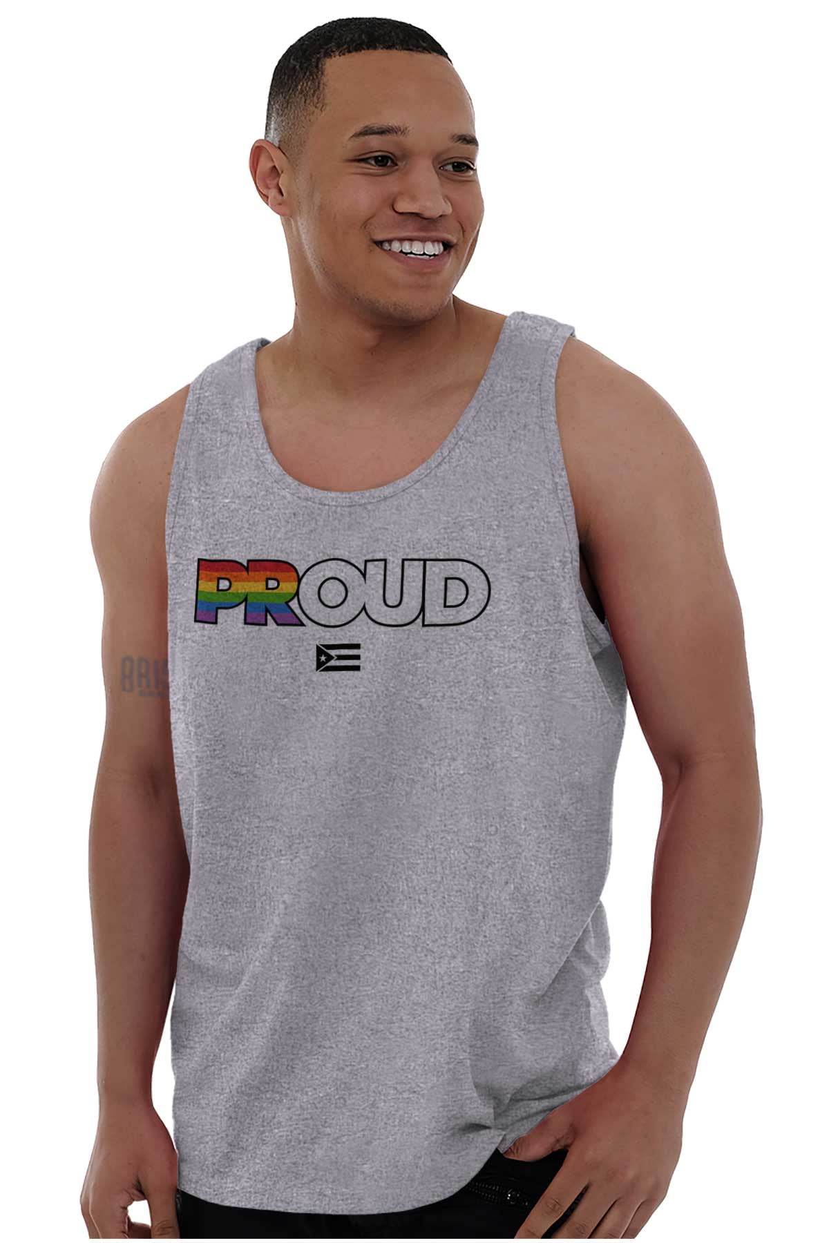 Puerto Rico LGBTQ Gay Pride Flag PR Tank Top T Shirts Men Women Brisco ...