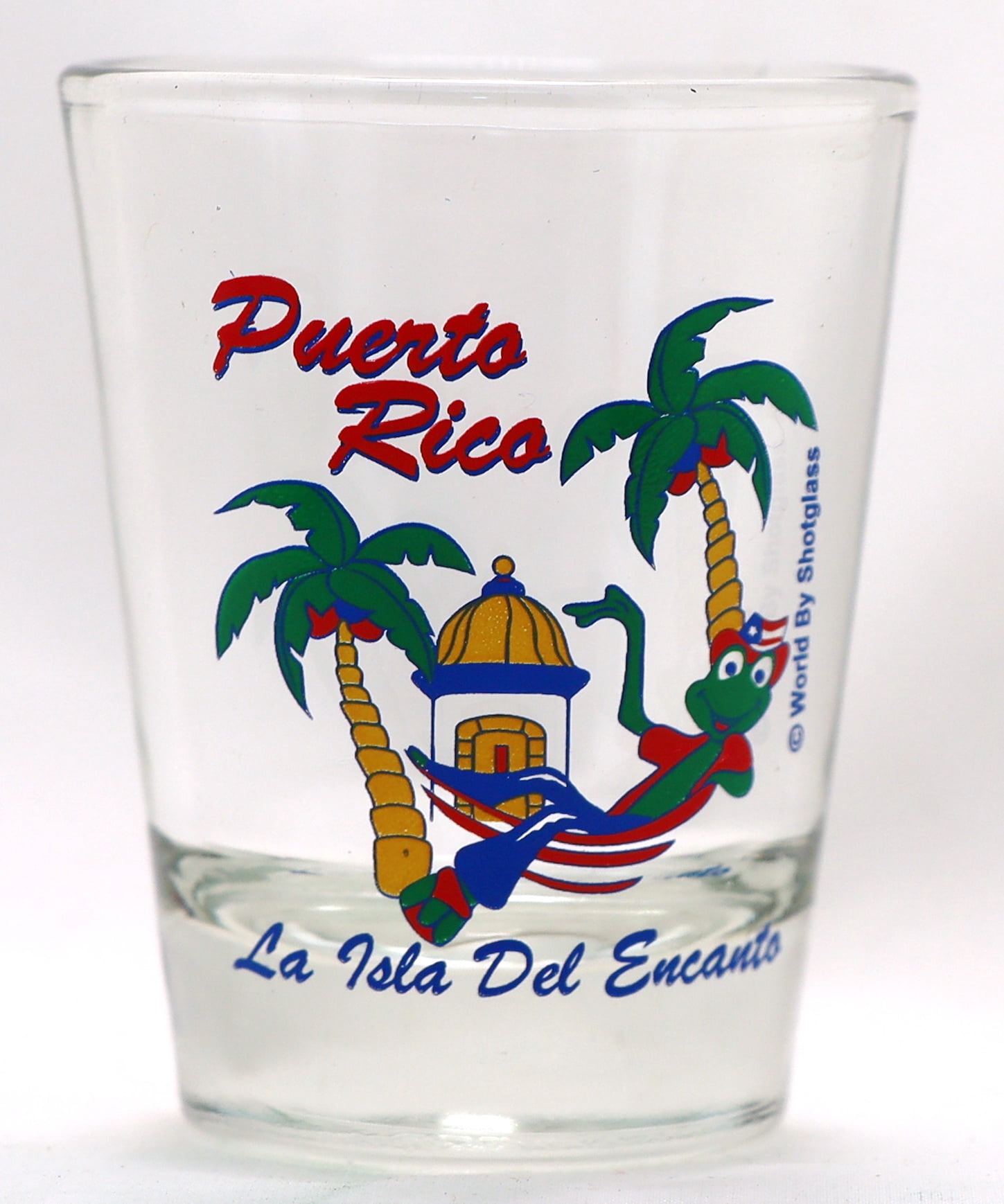 Puerto Rico La Isla Del Encanto Frog Shot Glass - Walmart.com
