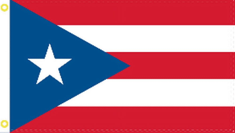 Puerto Rico Light Blue 4'X6' Flag Rough Tex® 68D - Walmart.com