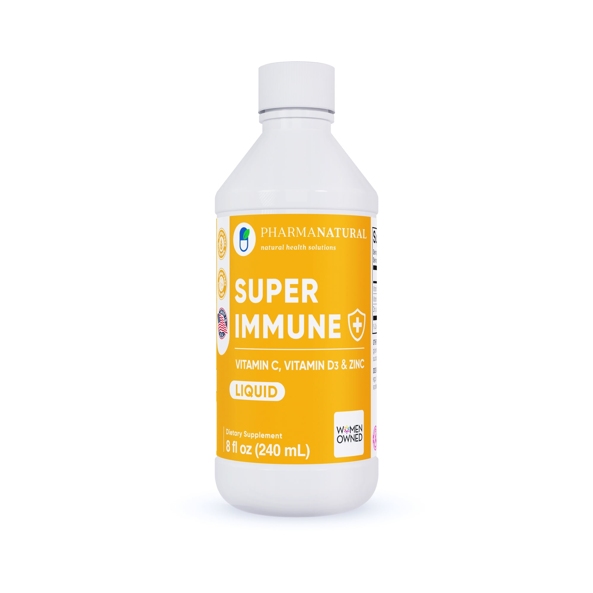 Pharma Natural Super Immune Liquid Dietary Supplement with Vitamin C ...