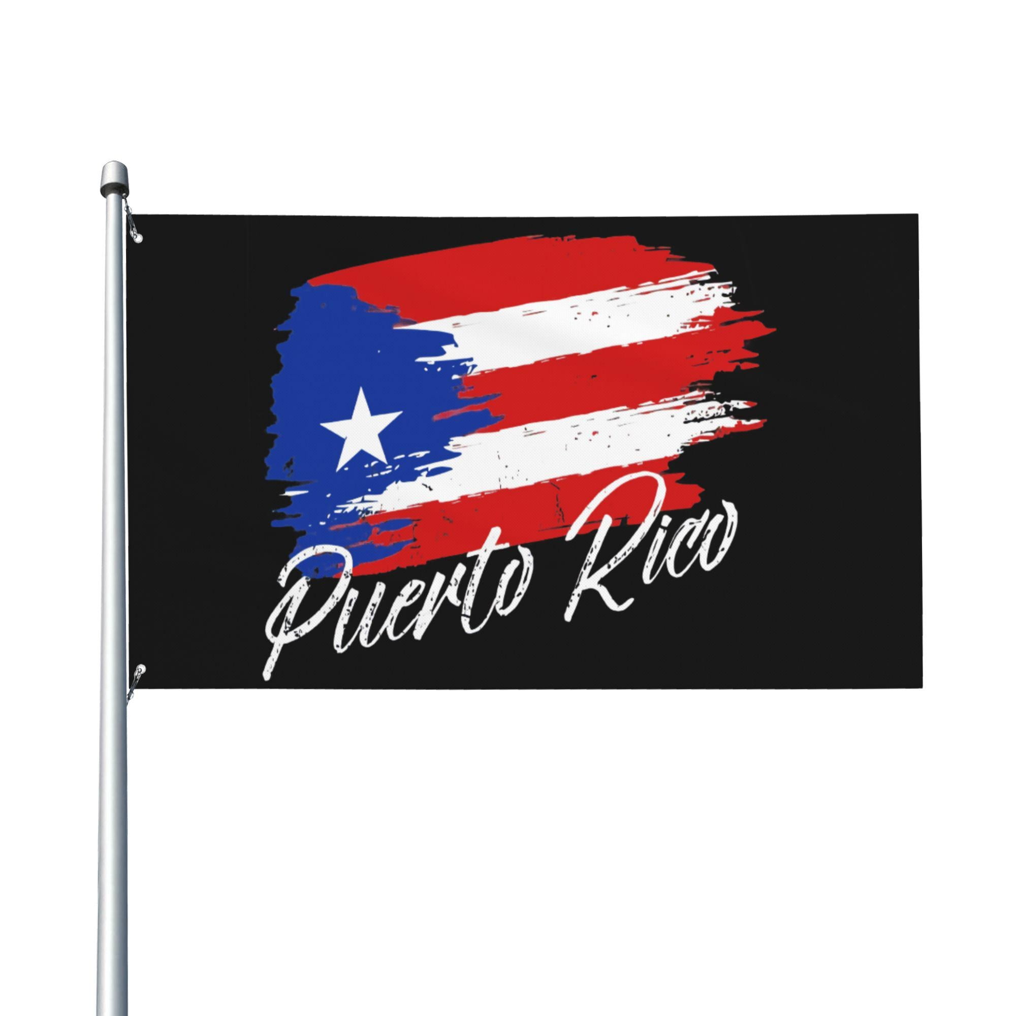 Trade Winds Flag 3x5 Puerto Rico Flag - Dark Blue, Weather Resistant ...
