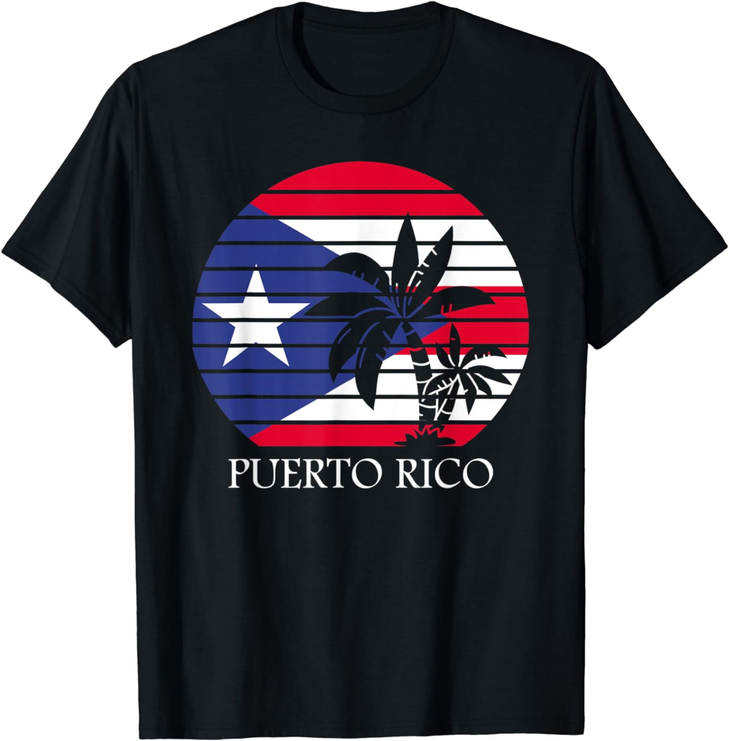 Puerto Rico Shirt Palm Trees Boricua Pride Puerto Rican T-Shirt ...