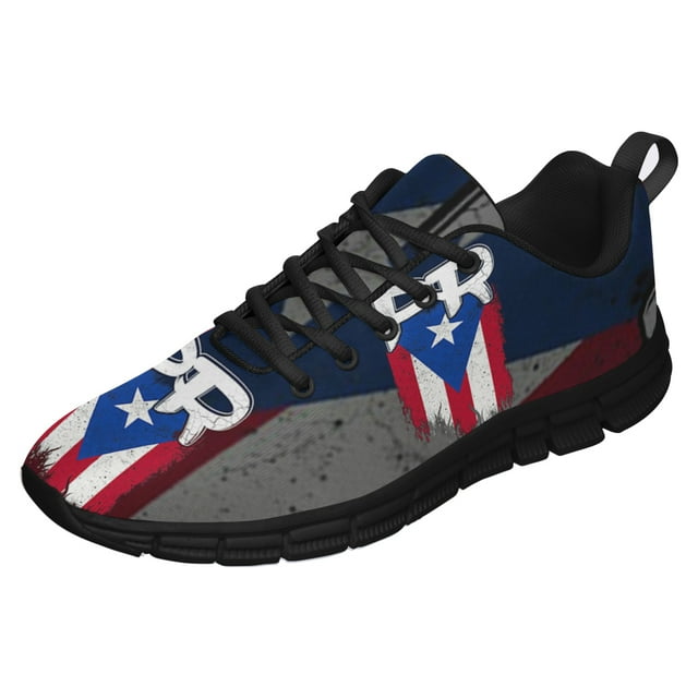 Puerto Rico Shoes Men Women Running Tennis Shoes Breathable Casual ...