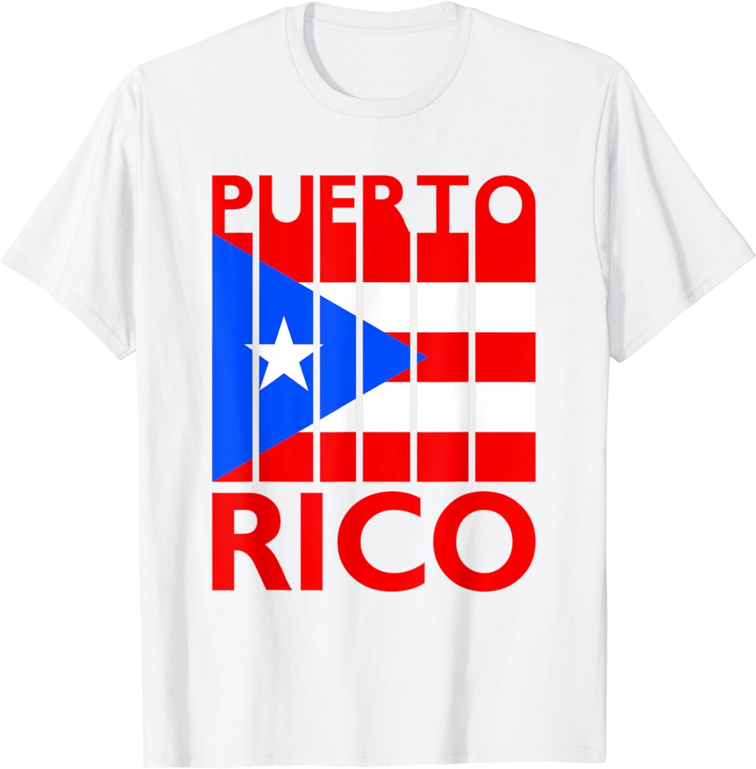 Puerto Rico T-Shirt Vintage Puerto Rican Flag Tshirt Travel T-Shirt - Walmart.com