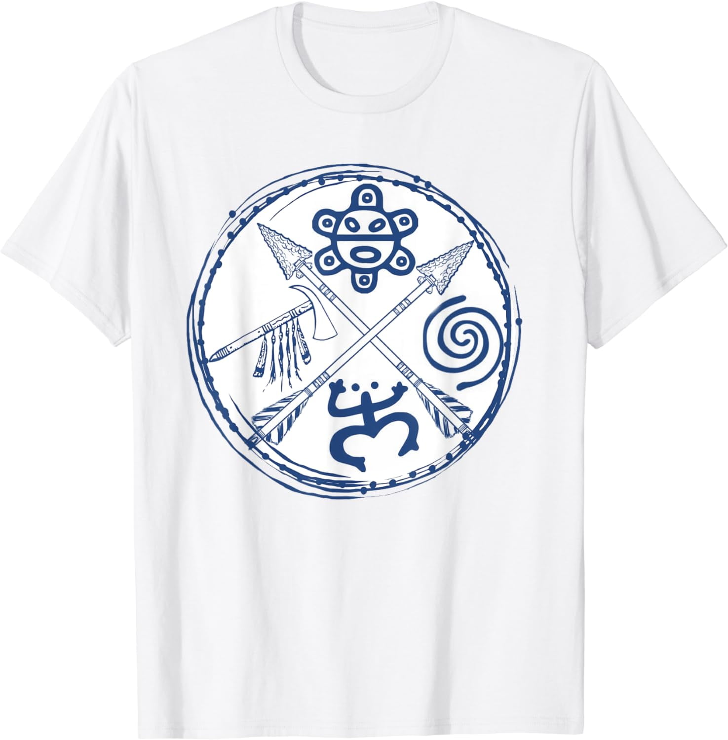 Puerto Rico Taino Symbols Short Sleeve T Shirt - Walmart.com