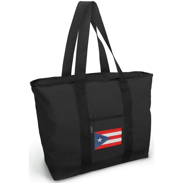Puerto Rico Tote Bag Deluxe Puerto Rican Flag Tote Bags - Walmart.com