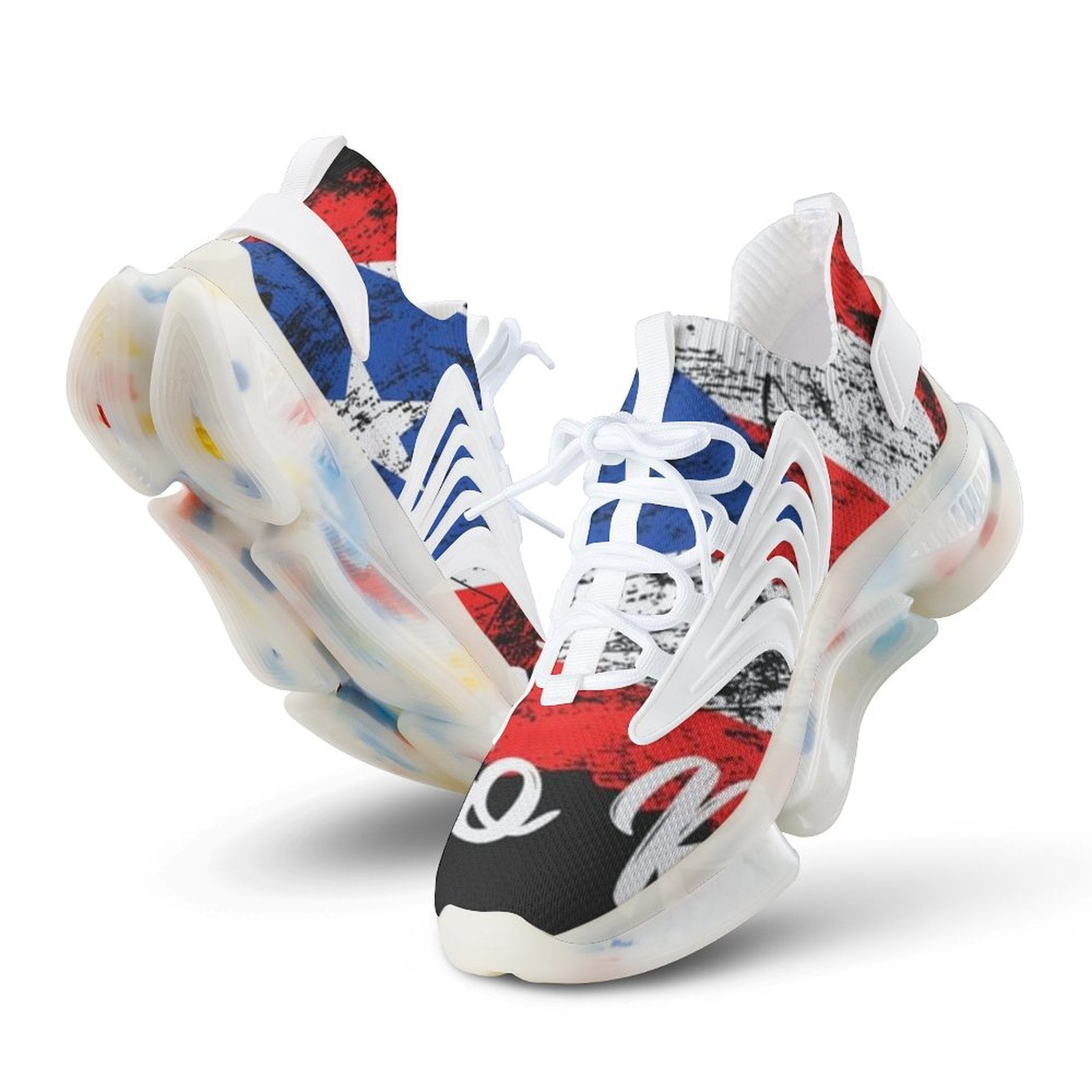 Puerto Rico Walking Shoes for Men Woman Lightweight Tennis Fashion ...