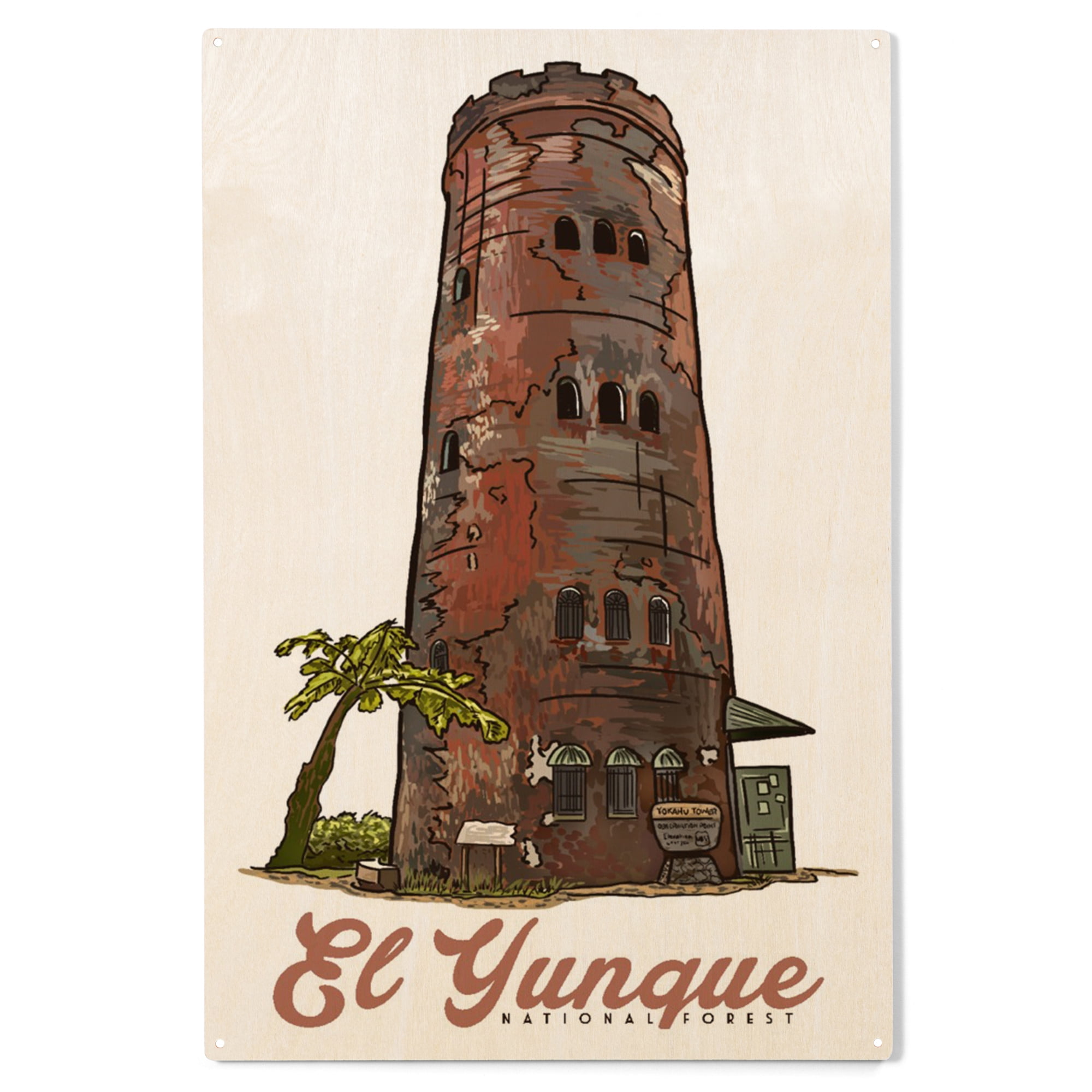 Puerto Rico, Yokahu Observation Tower, El Yunque National Forest Birch ...