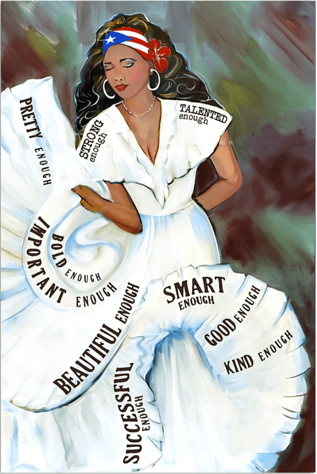Puerto Rico girl bomba dance poster 16 x 24 Inch Poster - Walmart.com