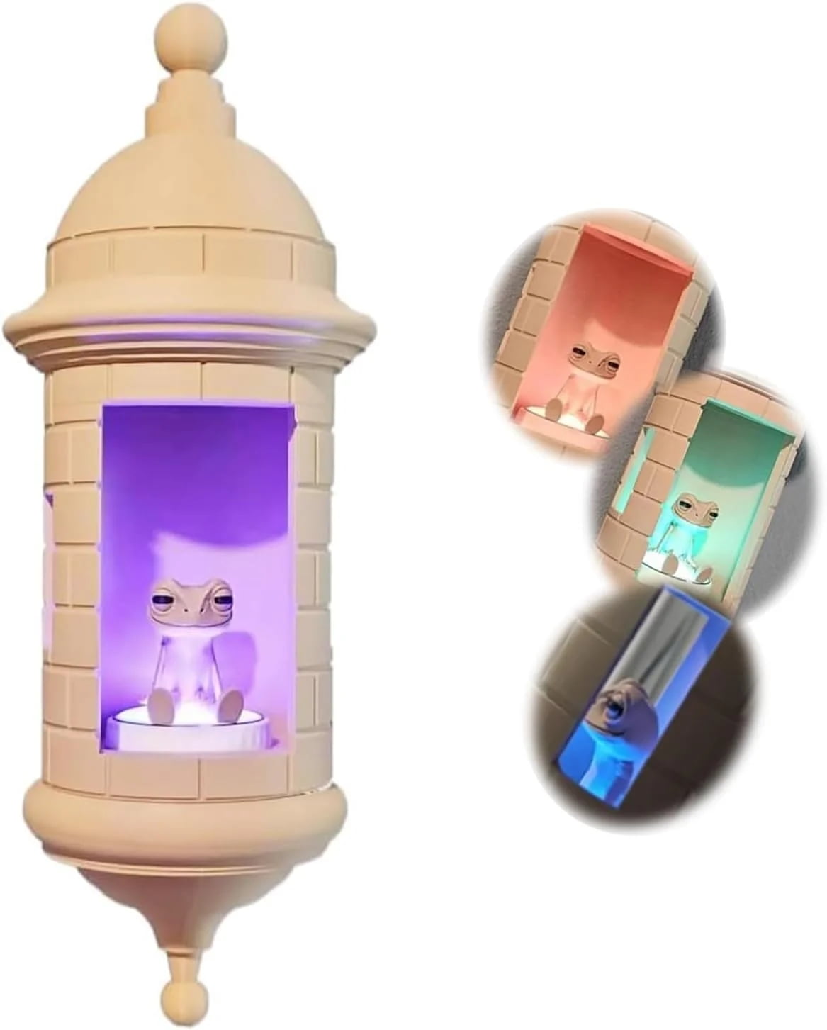 Puerto Wall Lamp, 3D Printed Style Night Light, Silent Lamp With LED ...