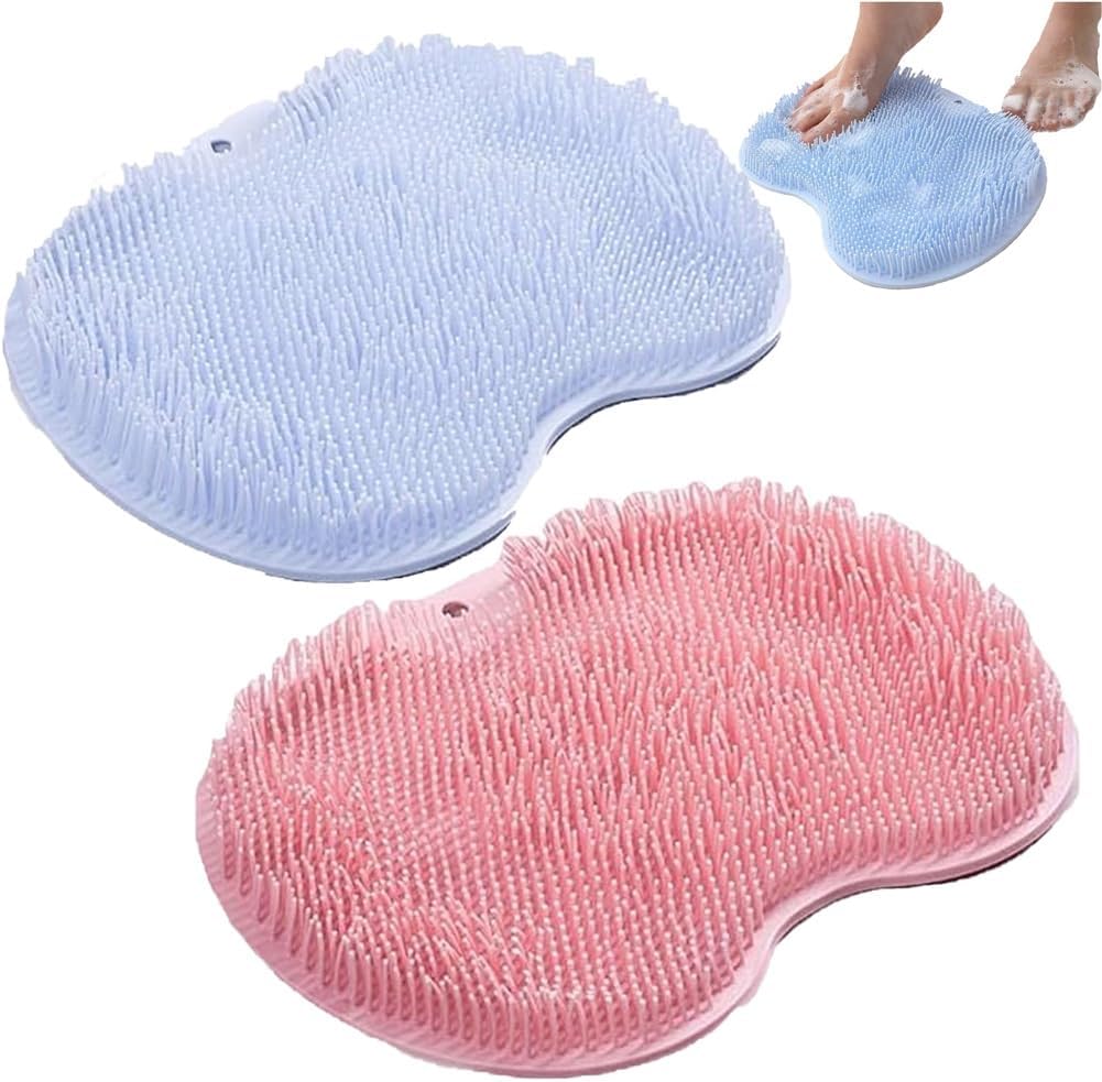 Pufenpurify Silicone Shower Foot Scrubber Mat, 2025 New Foot Back ...