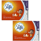 Puff Everyday Non-Lotion Facial Tissues, 12 Family Boxes (180 Tissues ...