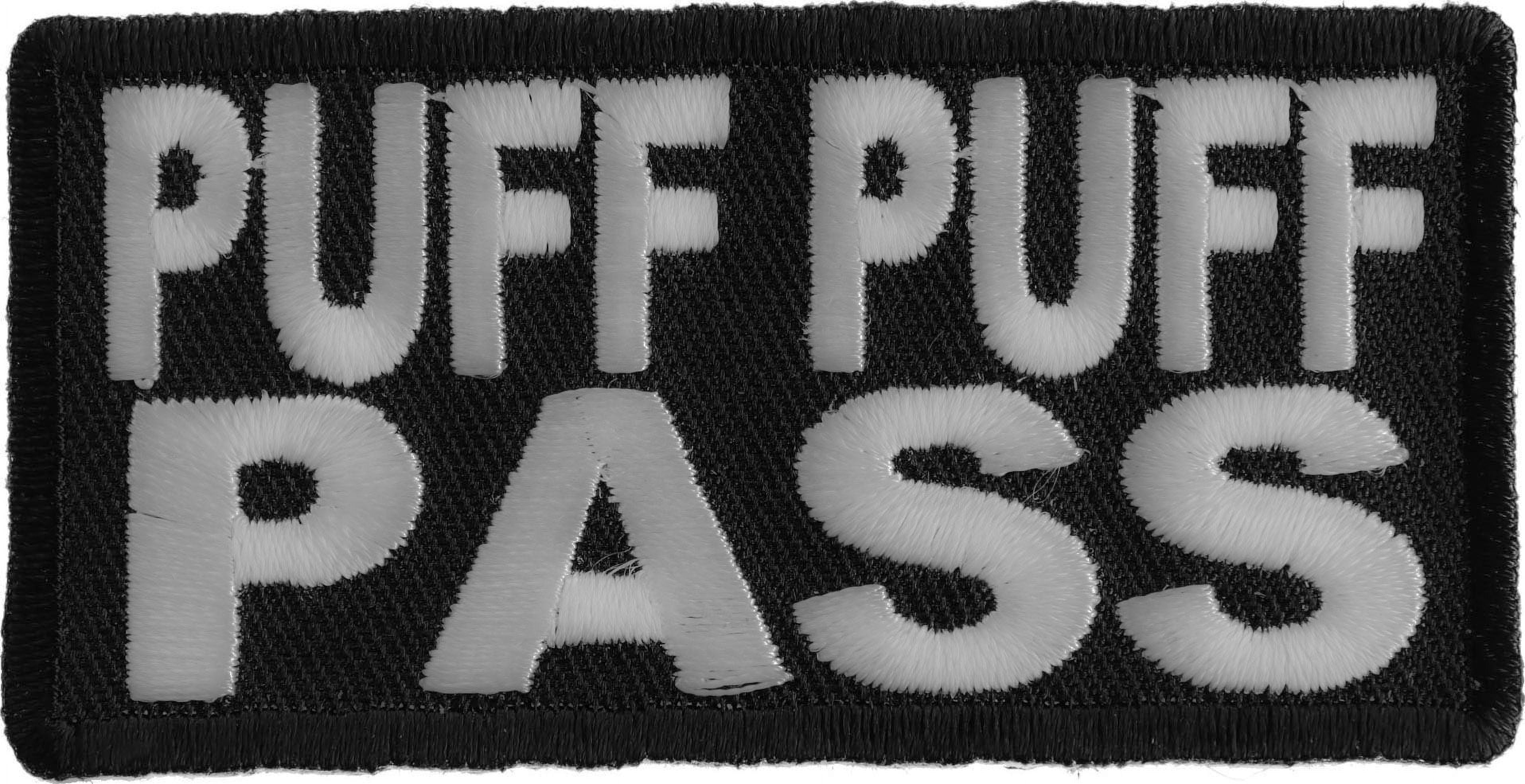 Puff Puff Pass Funny Iron on Patch - Walmart.com