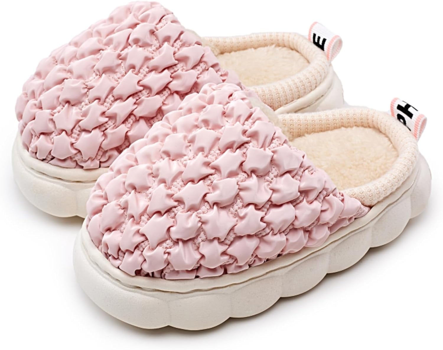 Puff Warm Slippers for Girls Boys Kids Toddlers, Cute Non-slip Kids ...