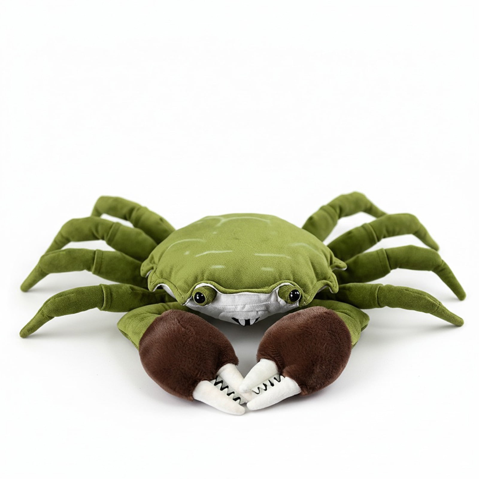 PuffPurrs Chinese Mitten Crab Plush - Lifelike 17in Hairy Claw Crab Toy ...