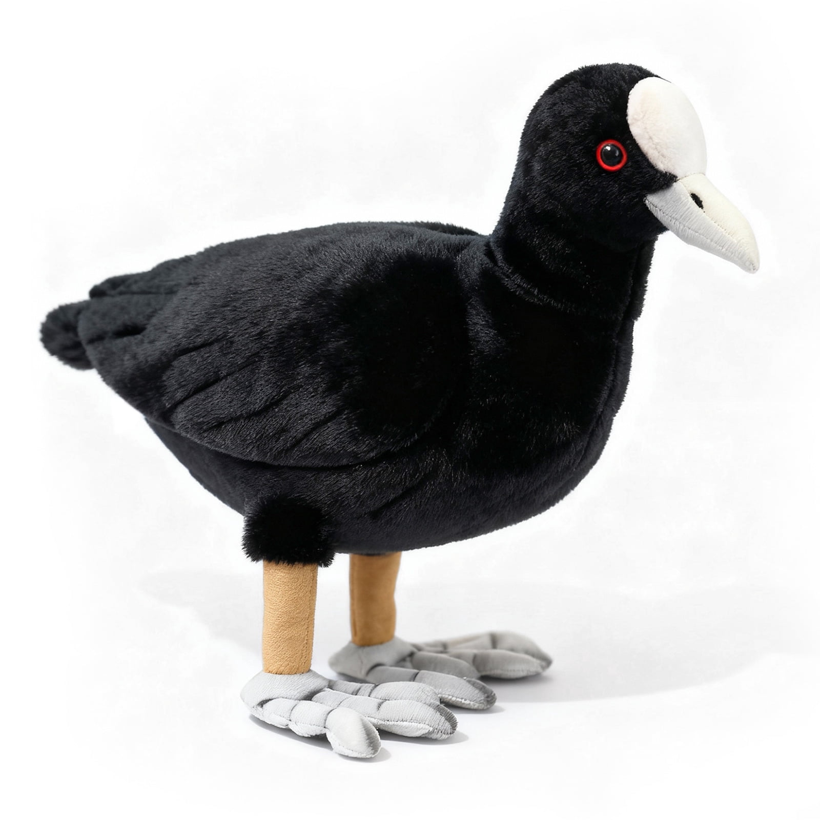 PuffPurrs Eurasian Coot Plush – Lifelike 12in Waterbird Toy, Realistic ...