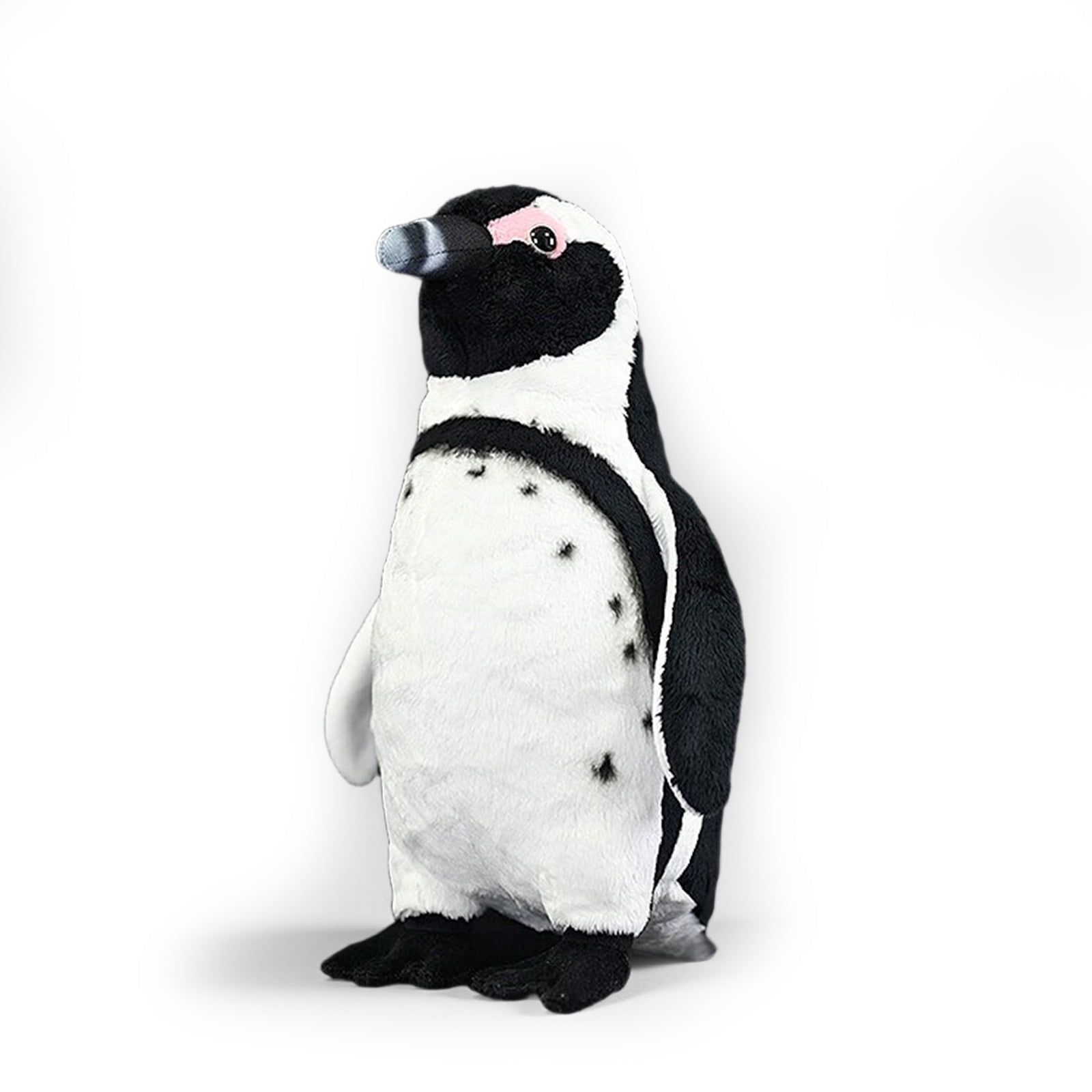 PuffPurrs Lifelike African Penguin Plush Toy, Cute Realistic Black ...