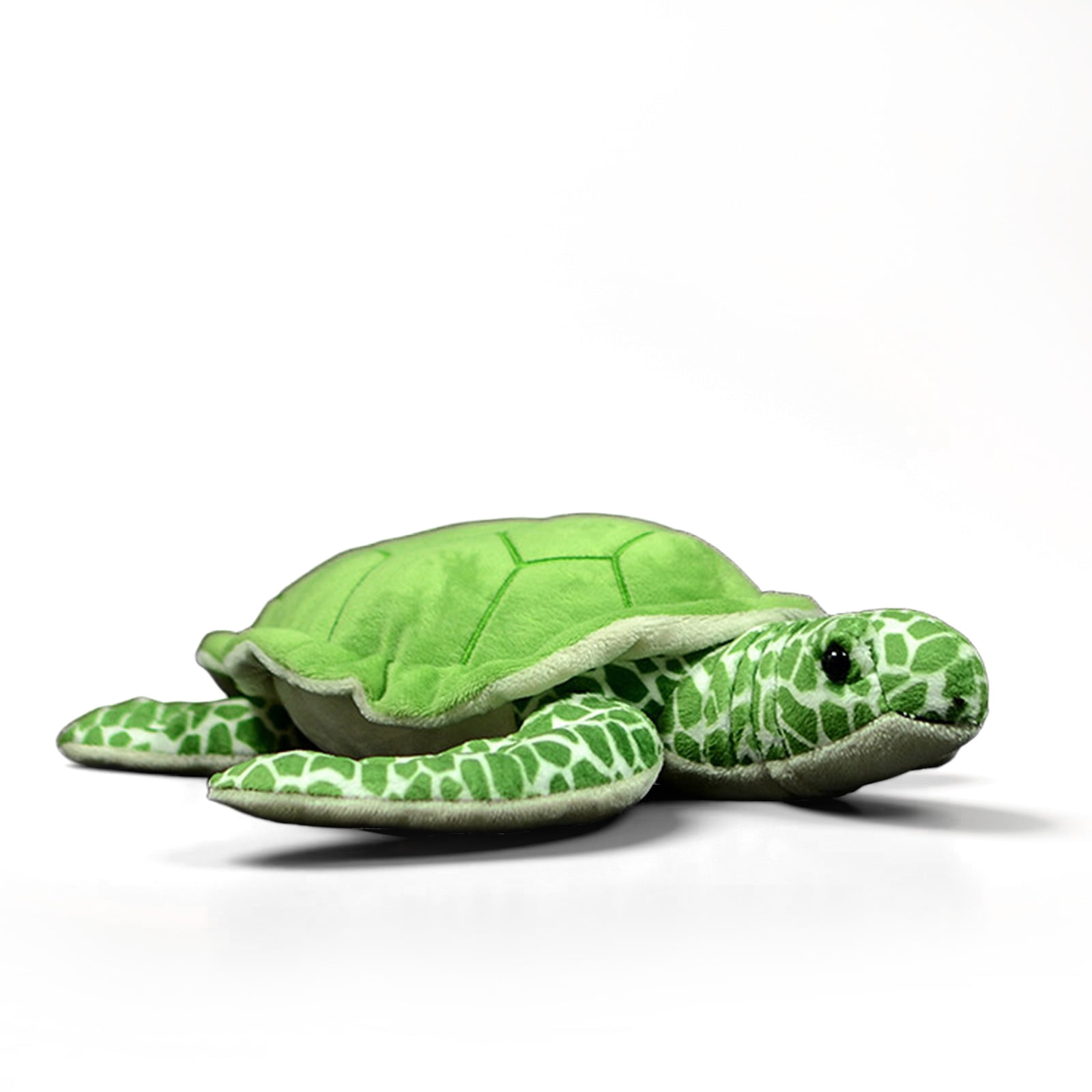PuffPurrs Lifelike Green sea turtle Plush Toy, Realistic Iconic Marine ...