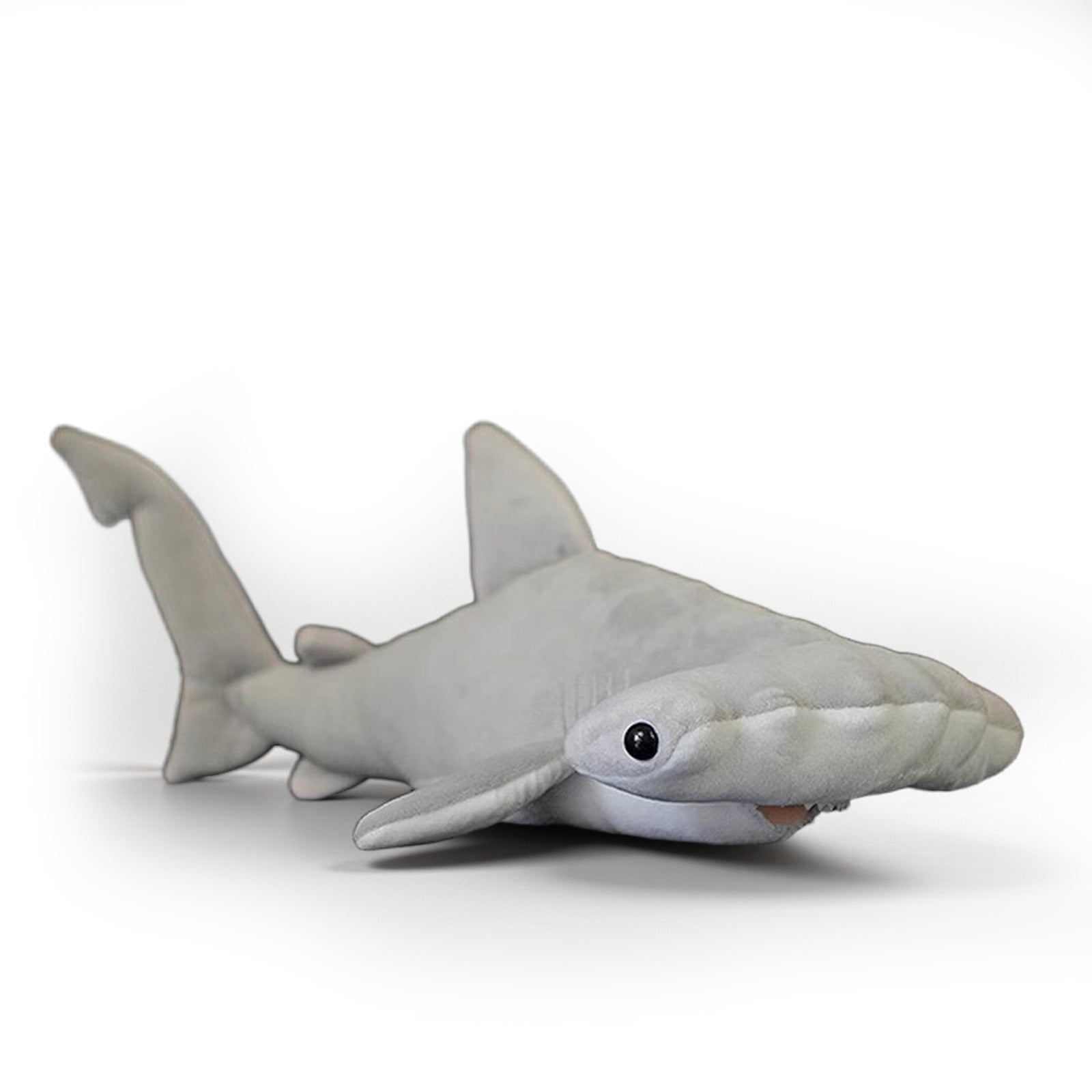 PuffPurrs Lifelike Hammerhead Shark Plush Toy, Realistic Sphyrna Teddy ...