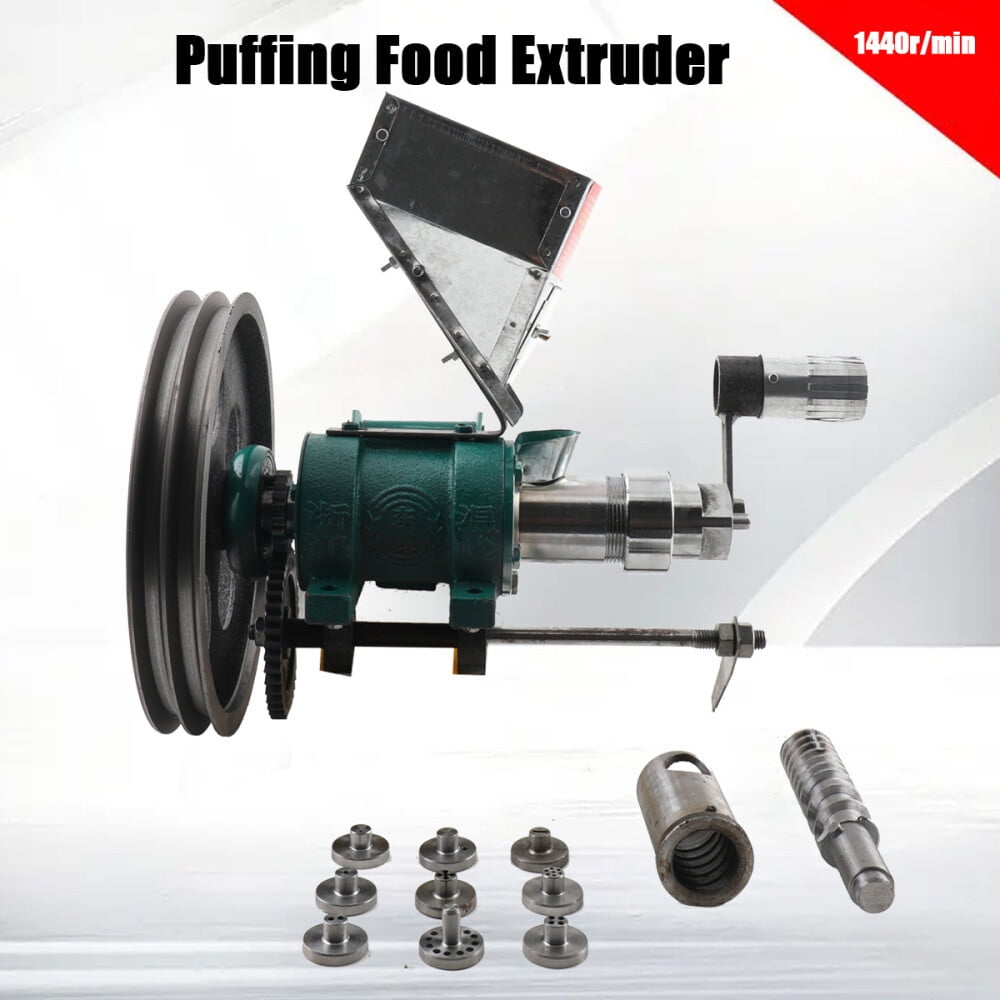 Puffed Food Extruder Rice Corn Puffing Extrusion Machine Puff Snack ...