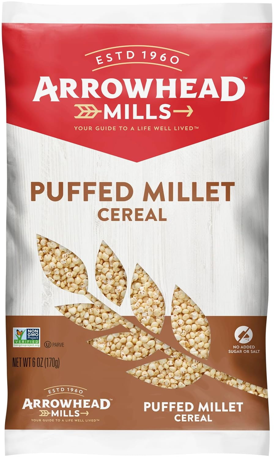 Puffed Millet Cereal, 6 oz Bag (Pack of 12) - Walmart.com