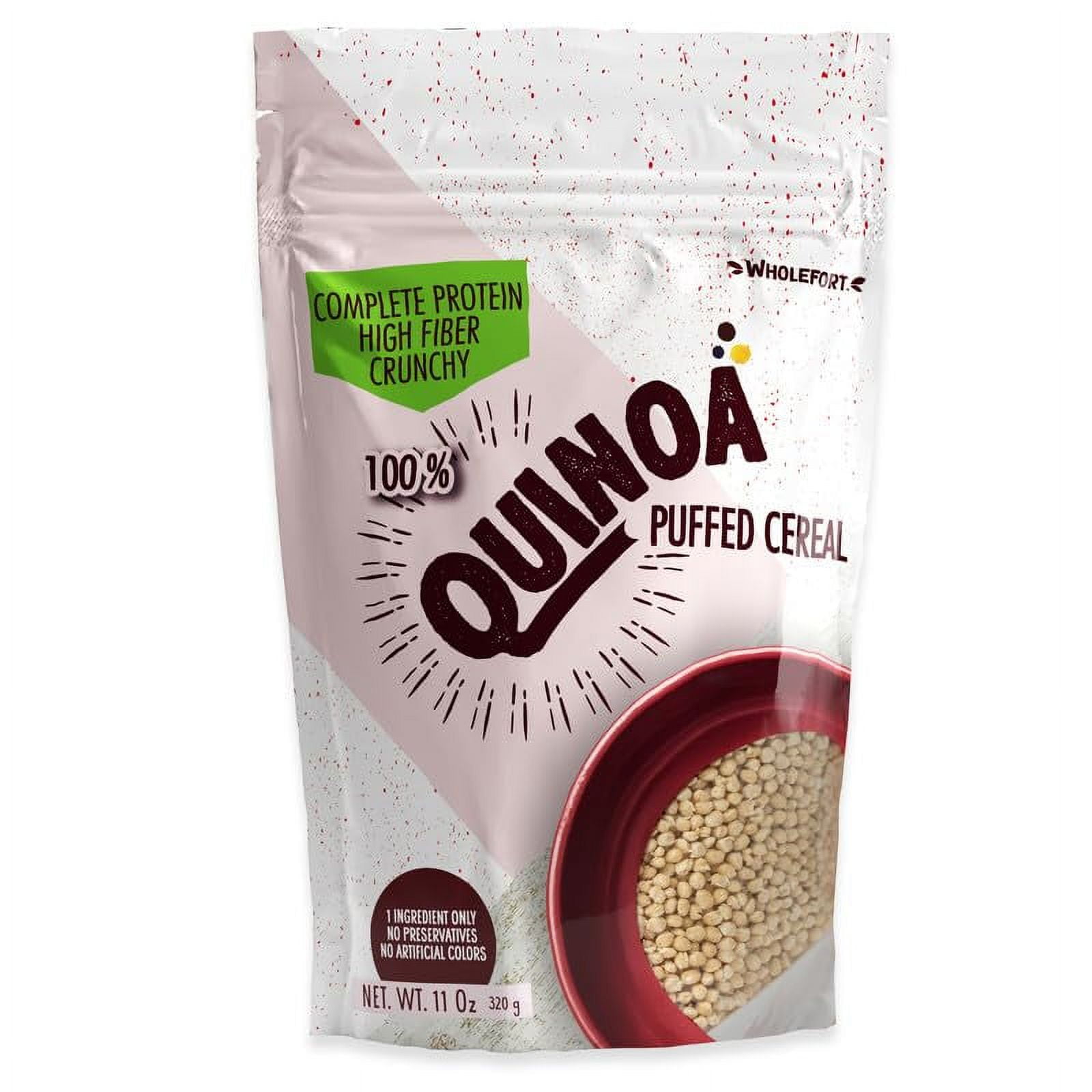 Puffed Quinoa Cereal + KEF16 Nothing - Vegan - Gluten Free - [11 oz ...