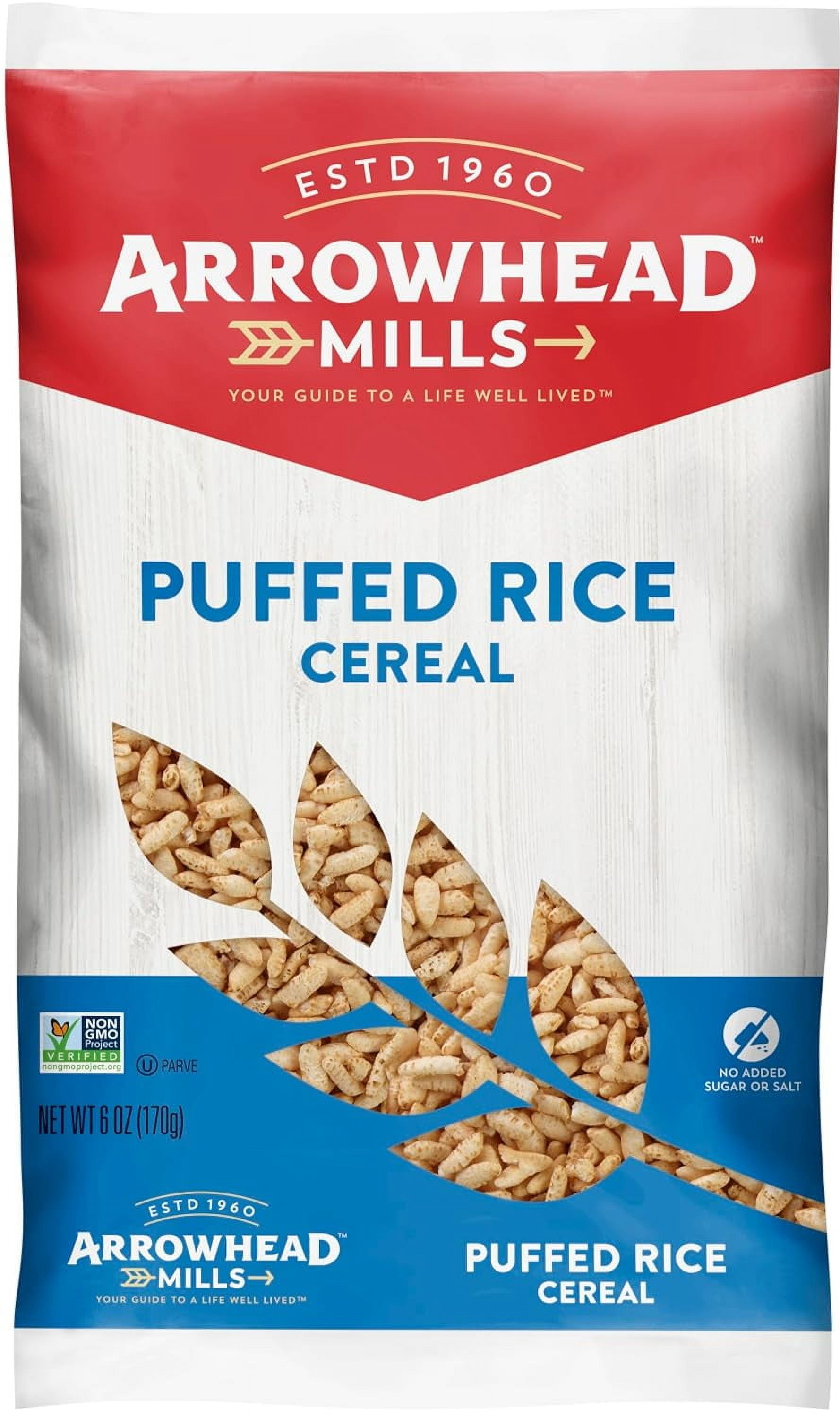 Puffed Rice Cereal, 6 oz Bag (Pack of 6) - Walmart.com