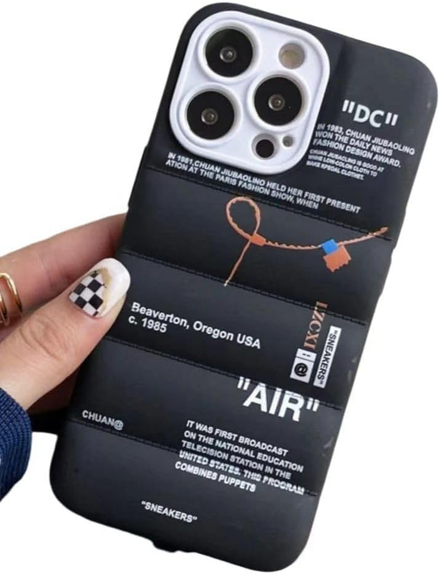 Puffer Case with Sports Shoes Brand Design for iPhone XR,Sneakers Ins ...