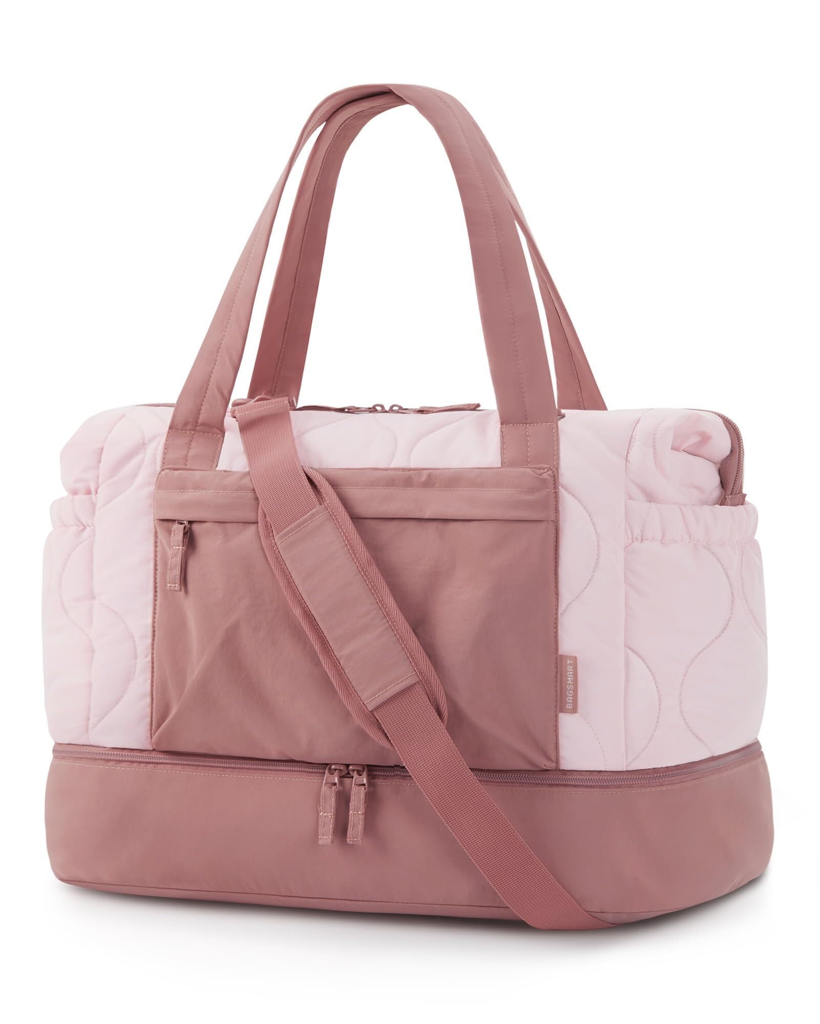 Puffer Duffle Bag for Travel, 33L Weekender Bags for Women, Carry on ...