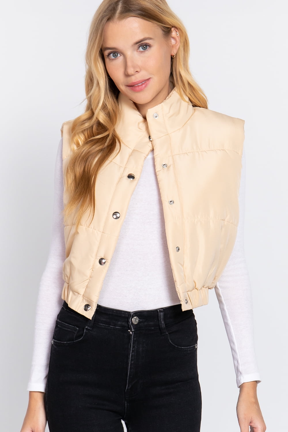 Puffer Padding Vest - Walmart.com