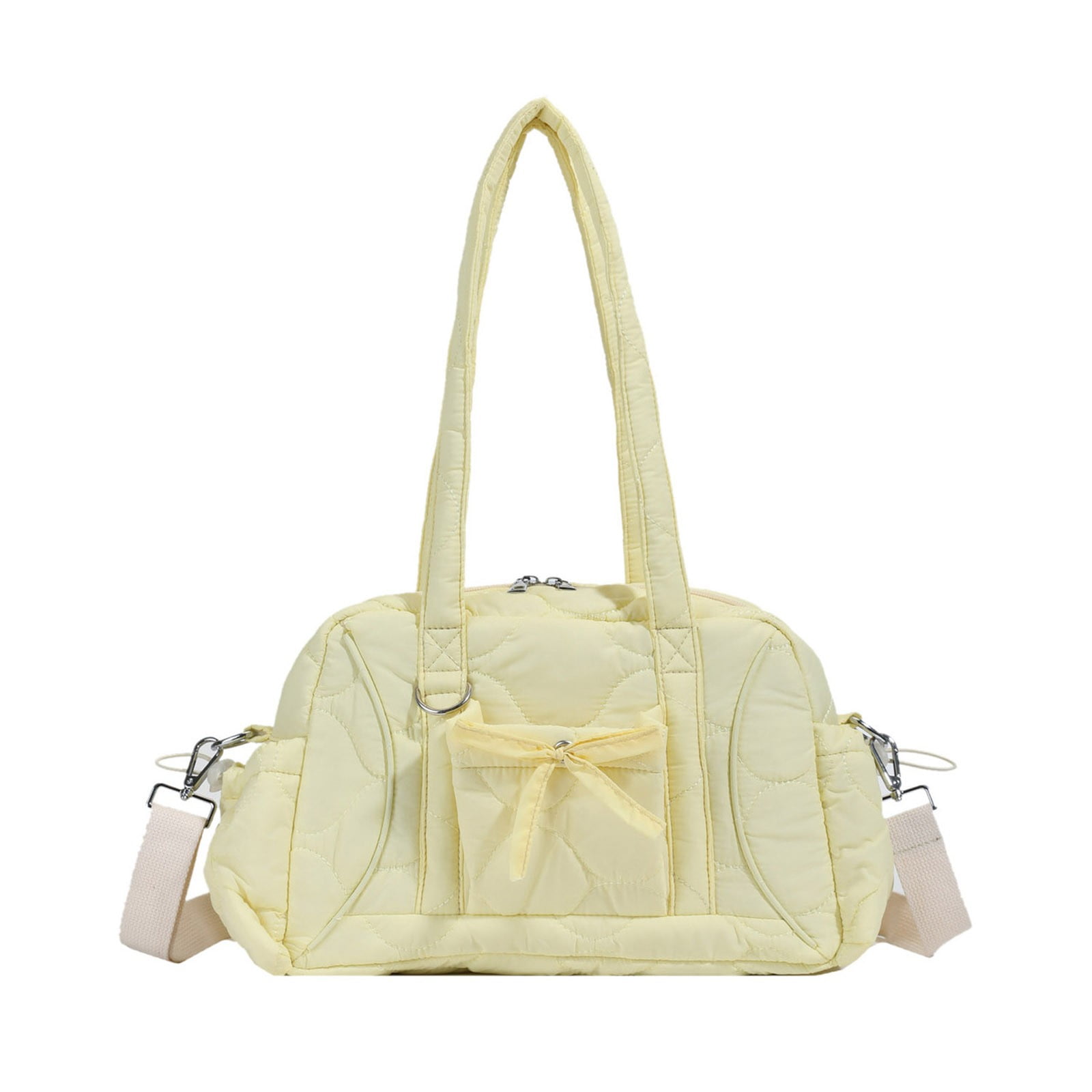Puffer Tote Bag Quilted Crossbody Bags for Women Puffy Shoulder Handbag ...