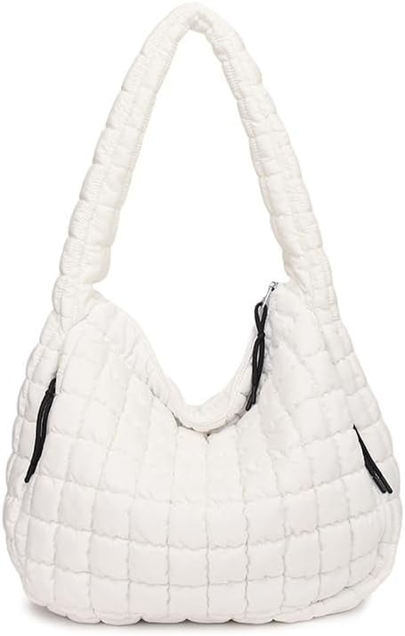 Puffer Tote Bag Women Quilted Crossbody Bag Large Shoulder Puffy 2025 ...