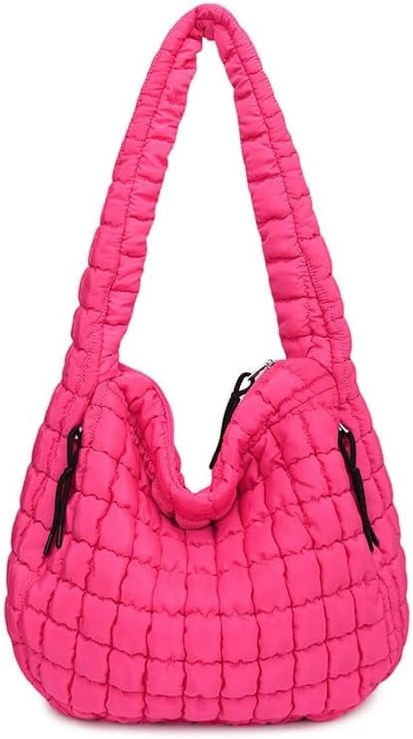 Puffer Tote Bag Women Quilted Crossbody Bag Large Shoulder Puffy 2025 ...