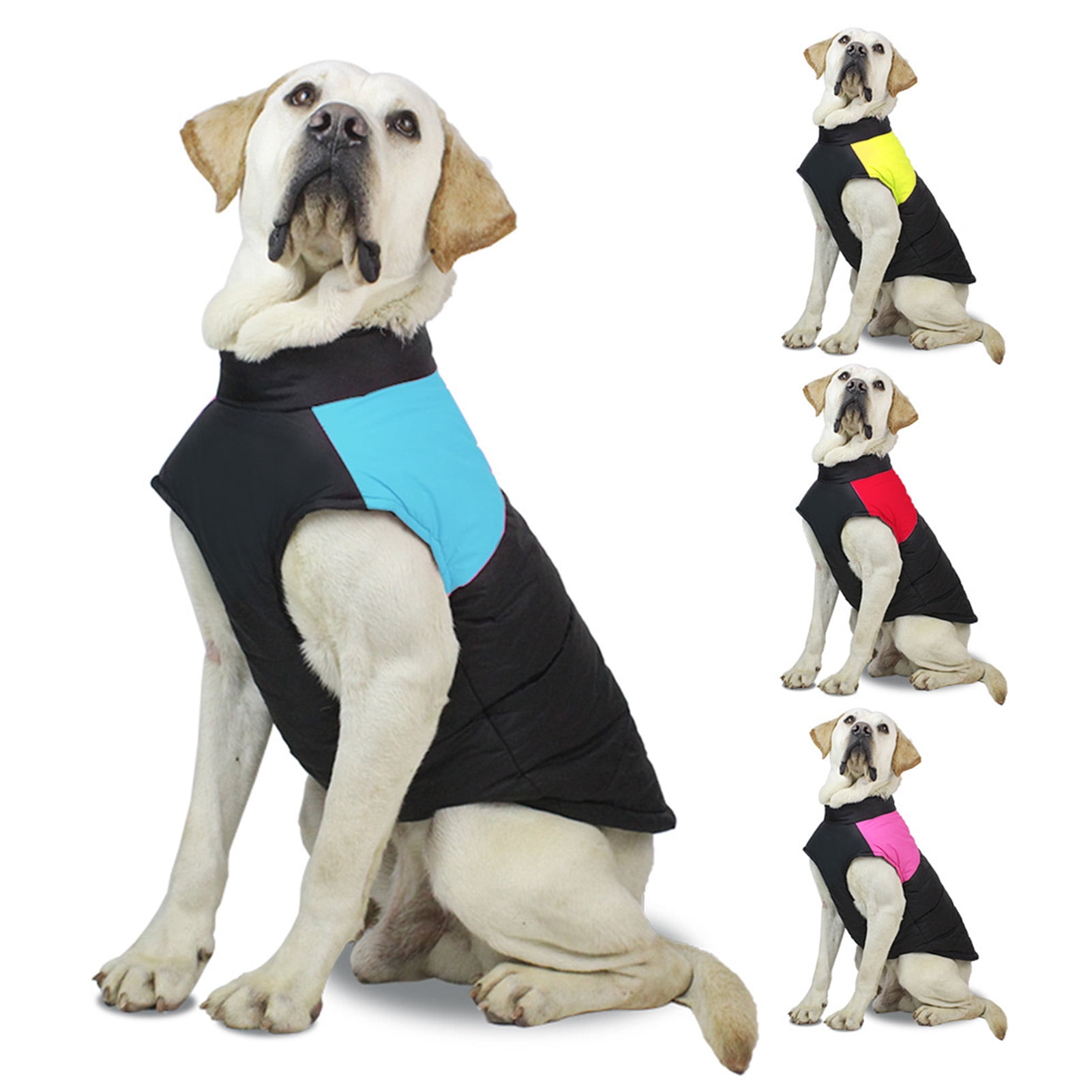 Puffer Vest Dog Jacket - Ultra Thin Zip Up Wind Breaker - Water ...
